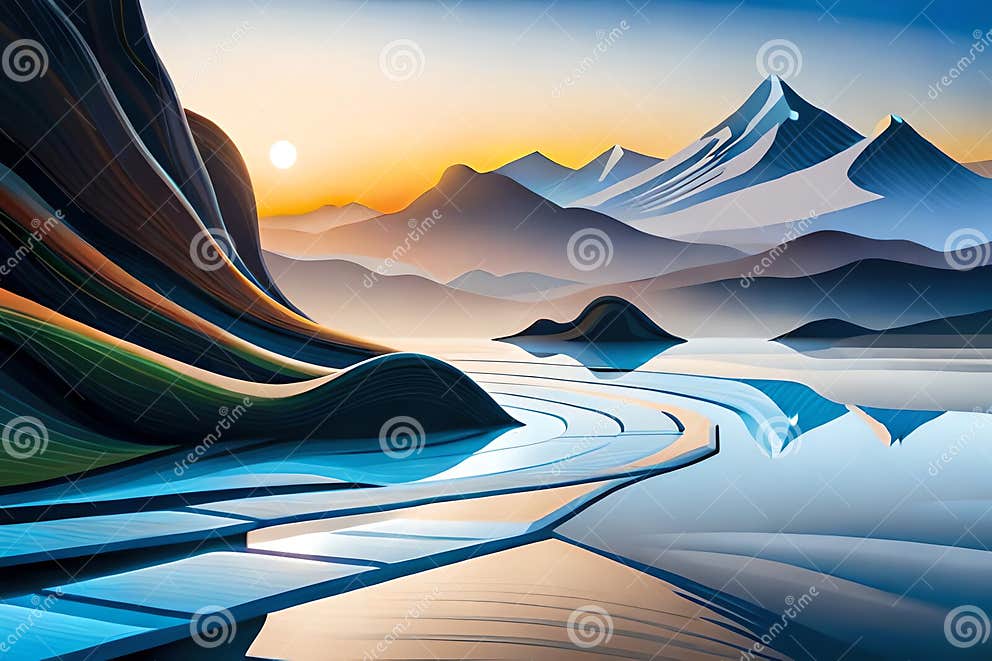 Abstract Backdrop Pattern Illustration Decoration Design Curve Shape ...