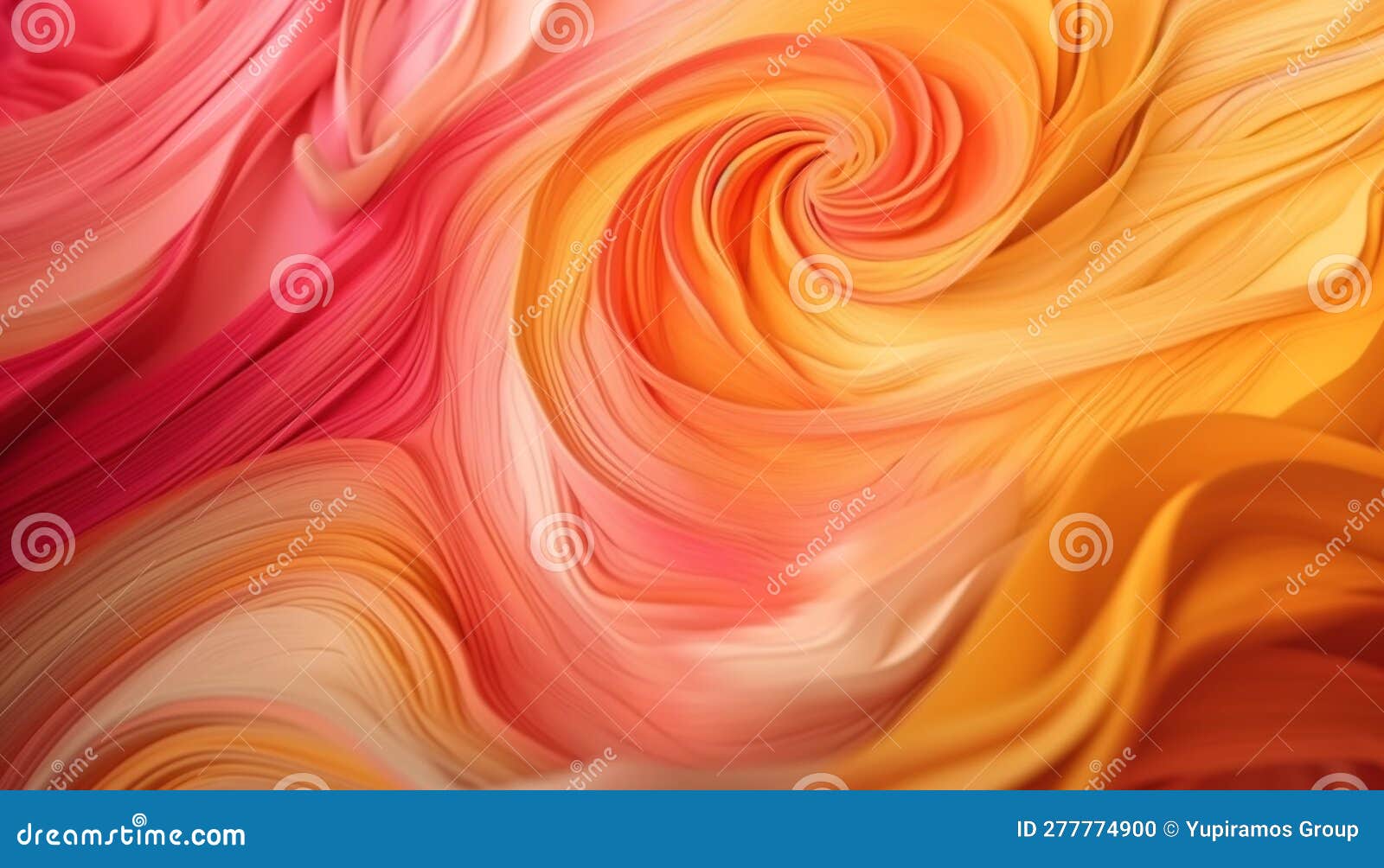 Abstract Backdrop With Vibrant Colors And Smooth Curves Generated By Ai Stock Illustration