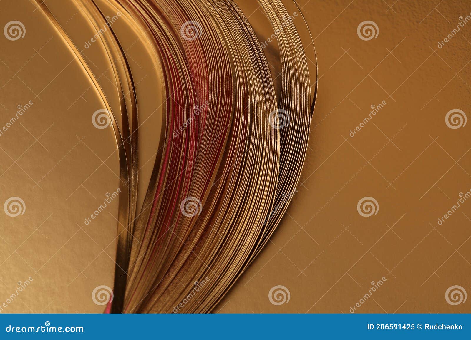 Abstract Backgound. Gold Bronze Wave Texture Paper Stock Illustration ...
