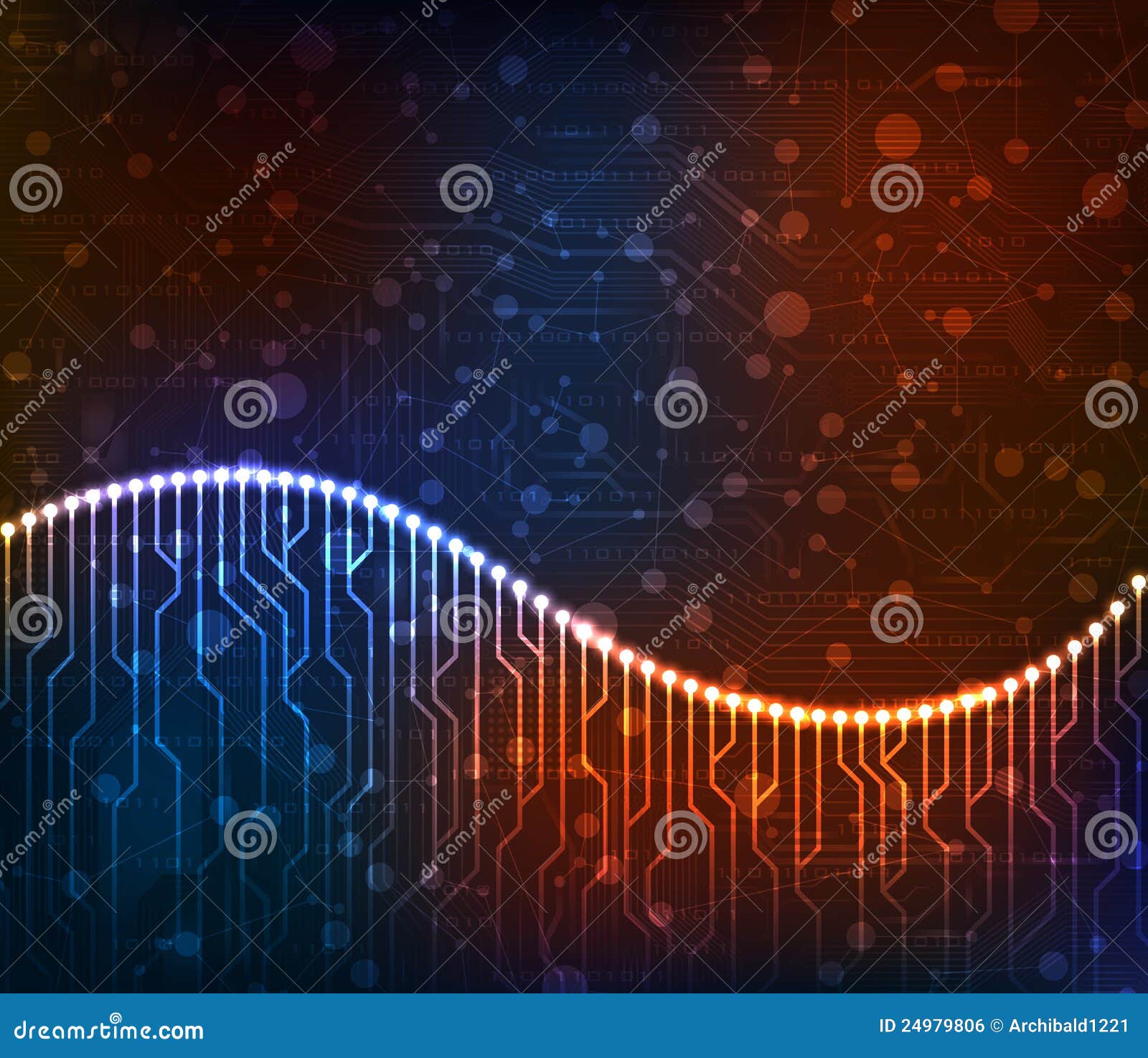 Abstract background stock vector. Illustration of electronics - 24979806