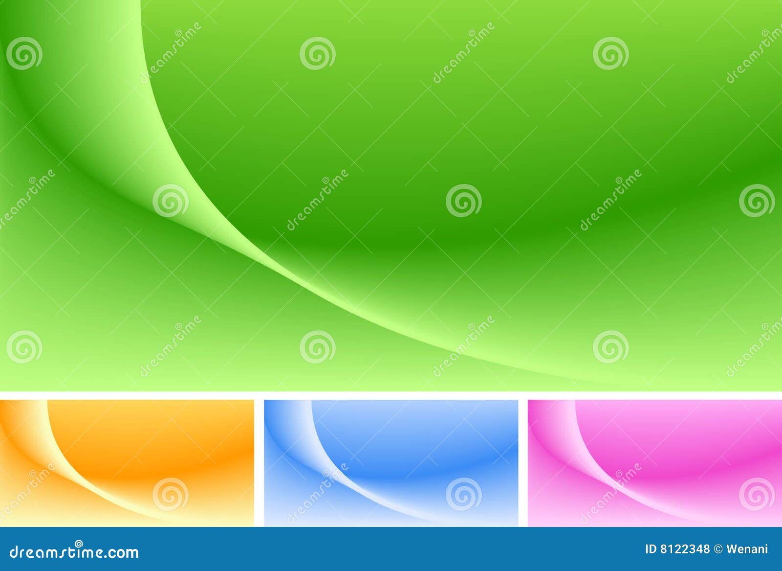 Abstract Background in 4 Colors Stock Vector - Illustration of blue ...