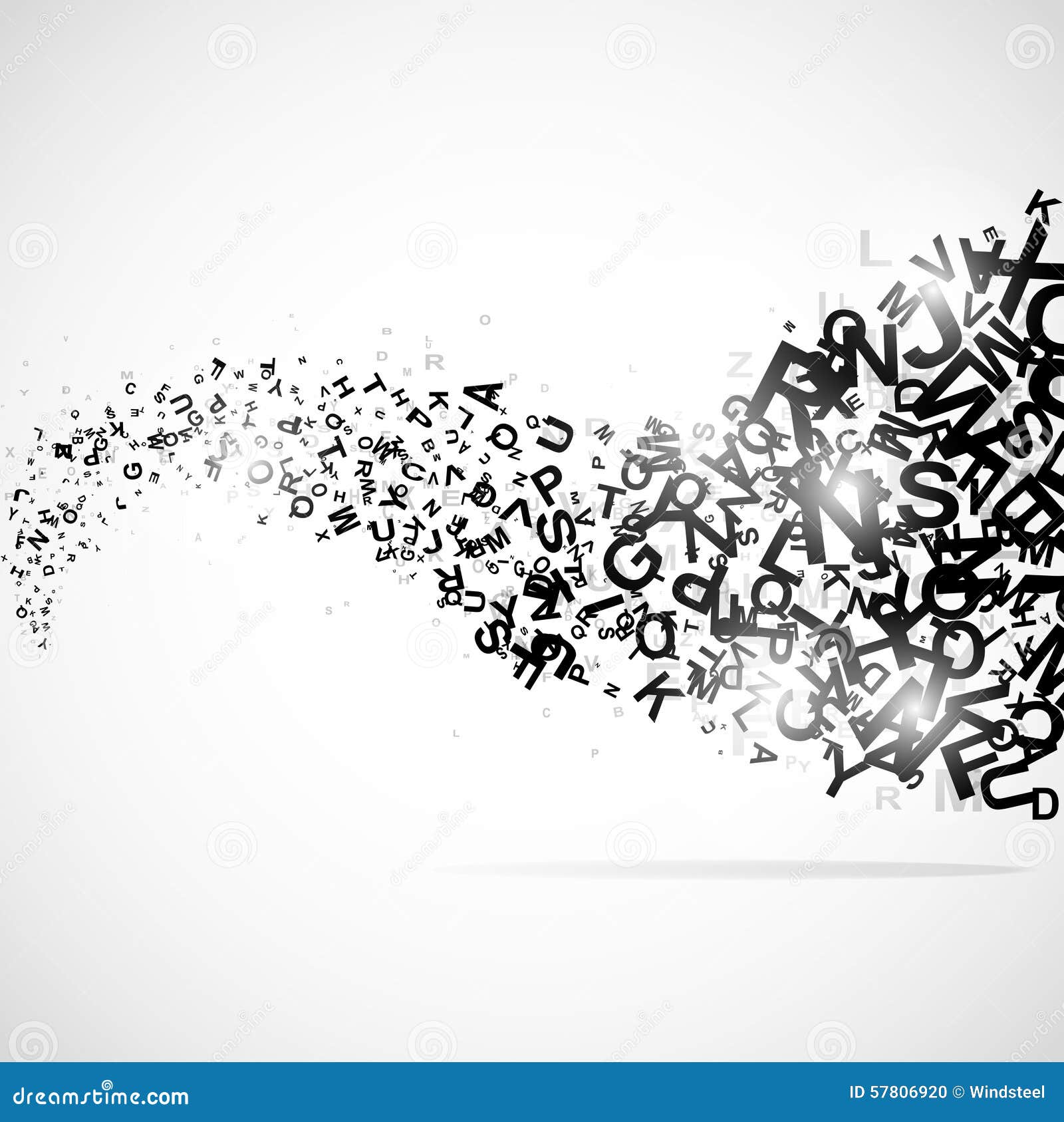 Abstract Background with Abc Letters Stock Vector - Illustration of ...