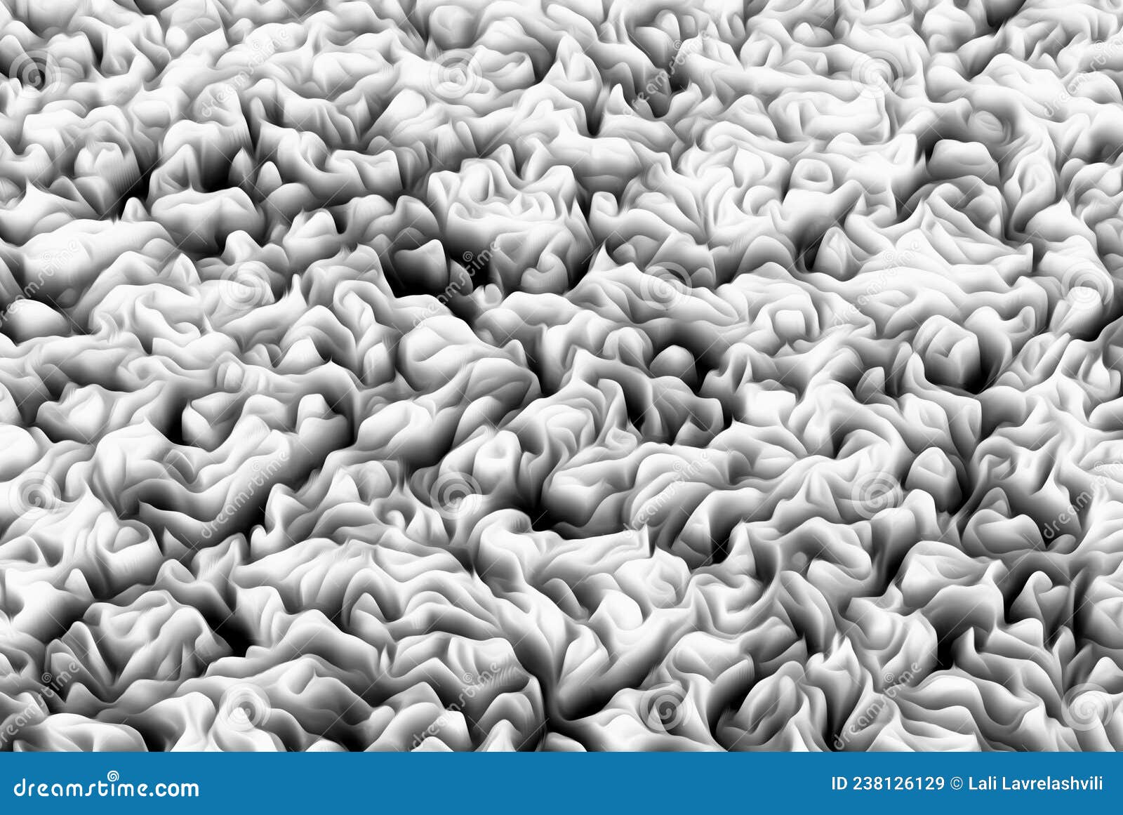 Abstract Background, Abstract Flower Surface Texture. 3d Illustration ...