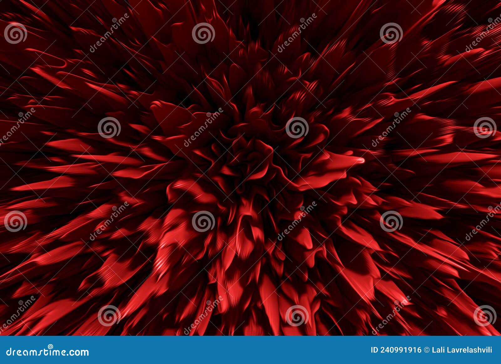 Abstract Background, Abstract Flower Surface Texture. 3d Illustration ...
