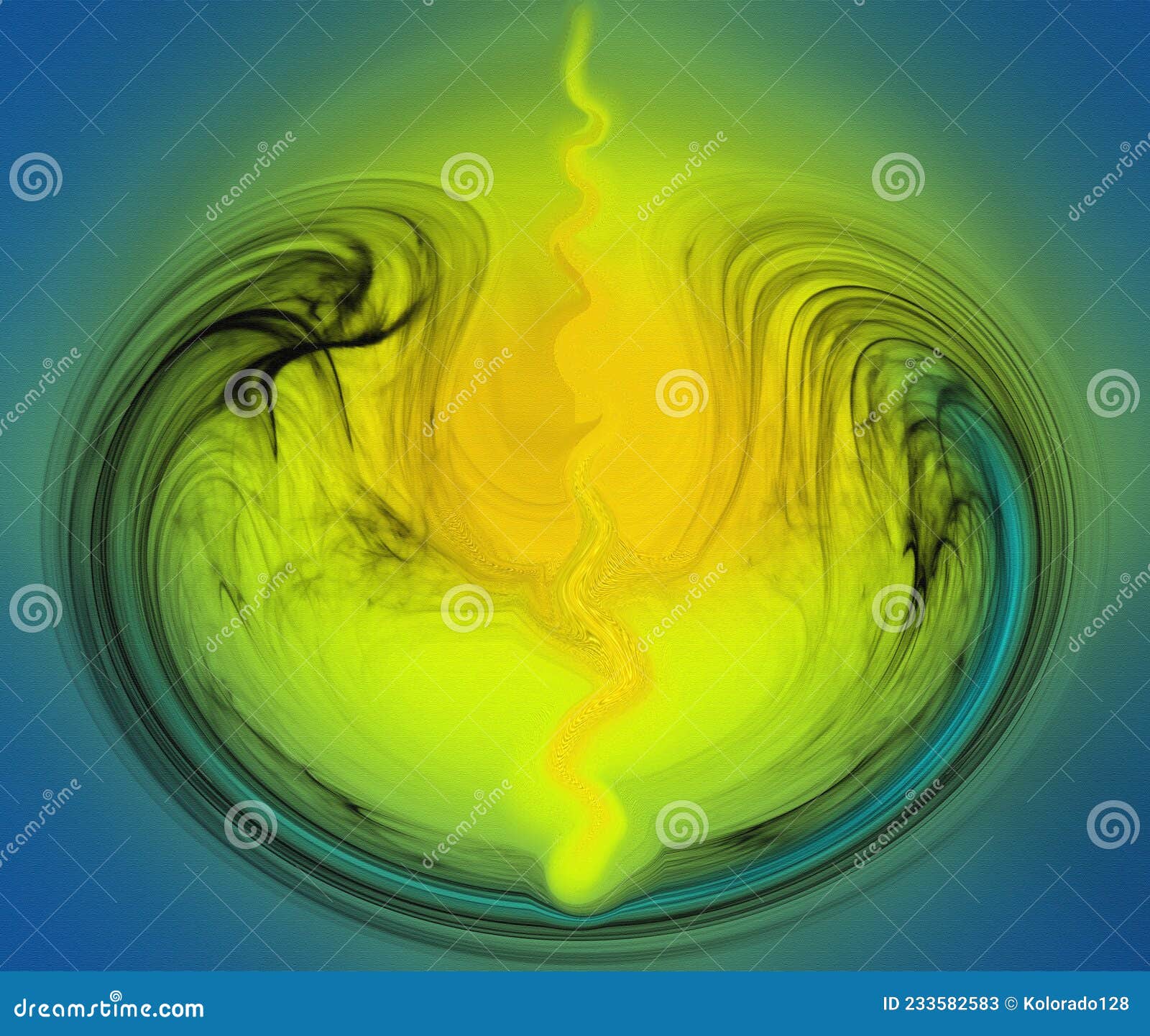 An Abstract Background and Abstract Forms, a Multi-colored Color ...