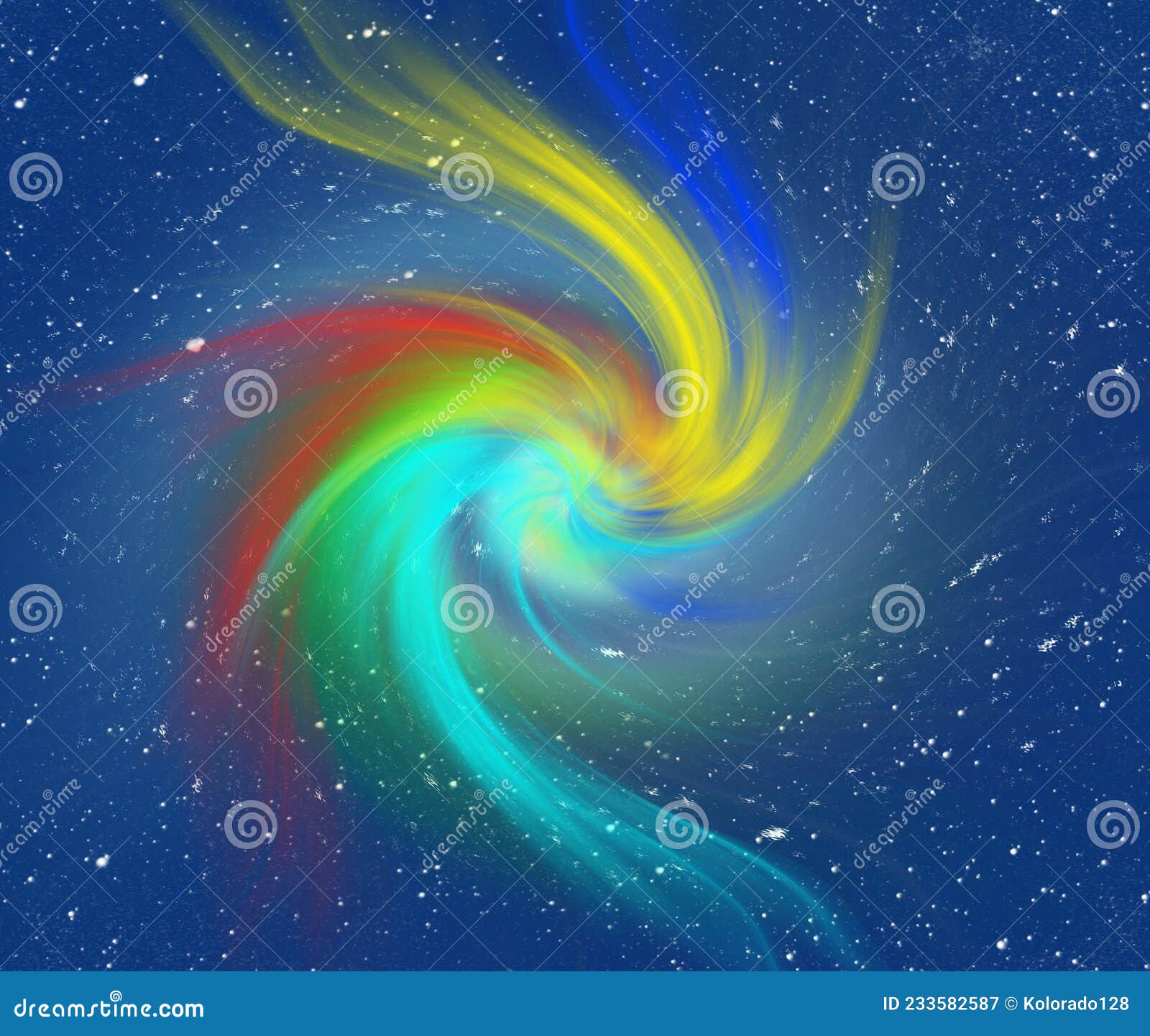 An Abstract Background and Abstract Forms, a Multi-colored Color ...