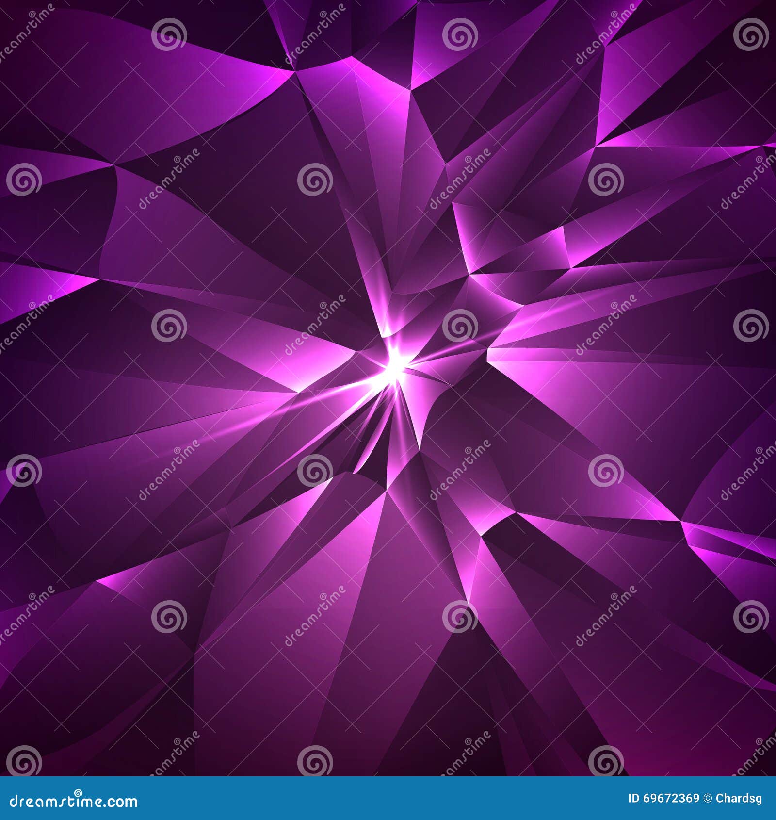 Abstract Background. Abstract Glass. Vector Triangles. Glossy Bright ...