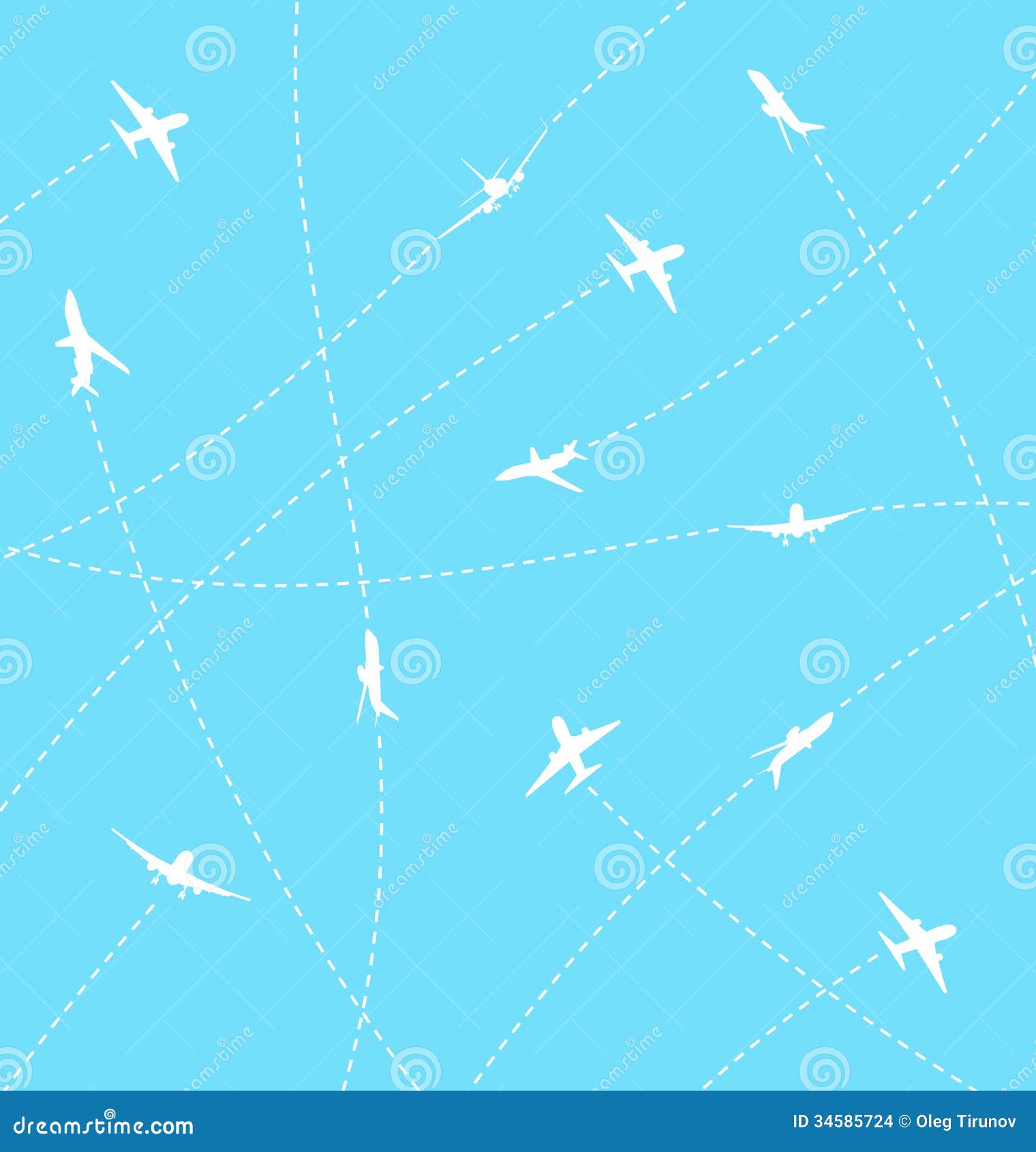 Abstract Background with Airplane Lines Stock Vector - Illustration of ...