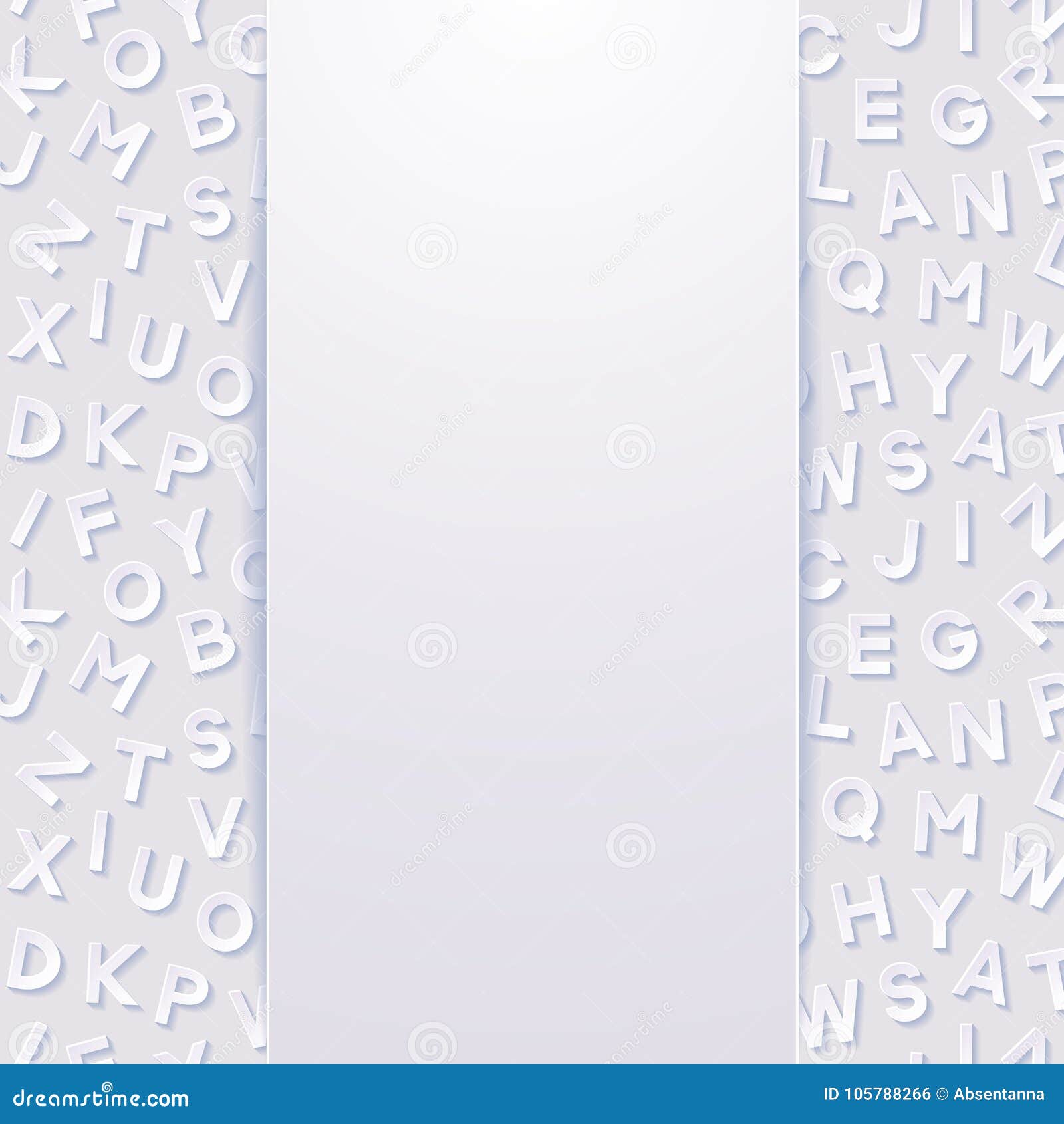 Abstract Background with Alphabet Stock Vector - Illustration of flyer ...