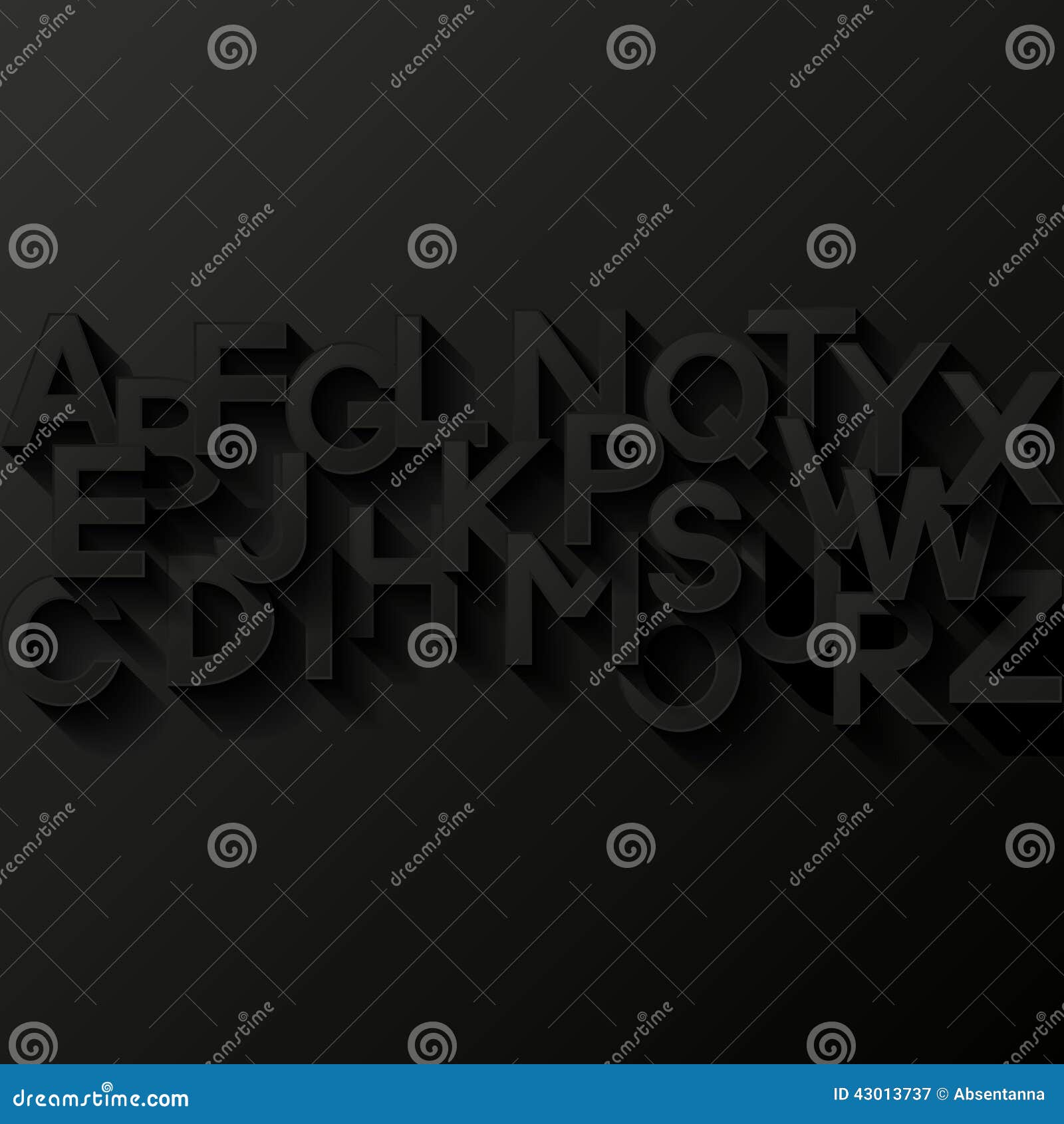 Abstract Background with Alphabet Stock Vector - Illustration of ...