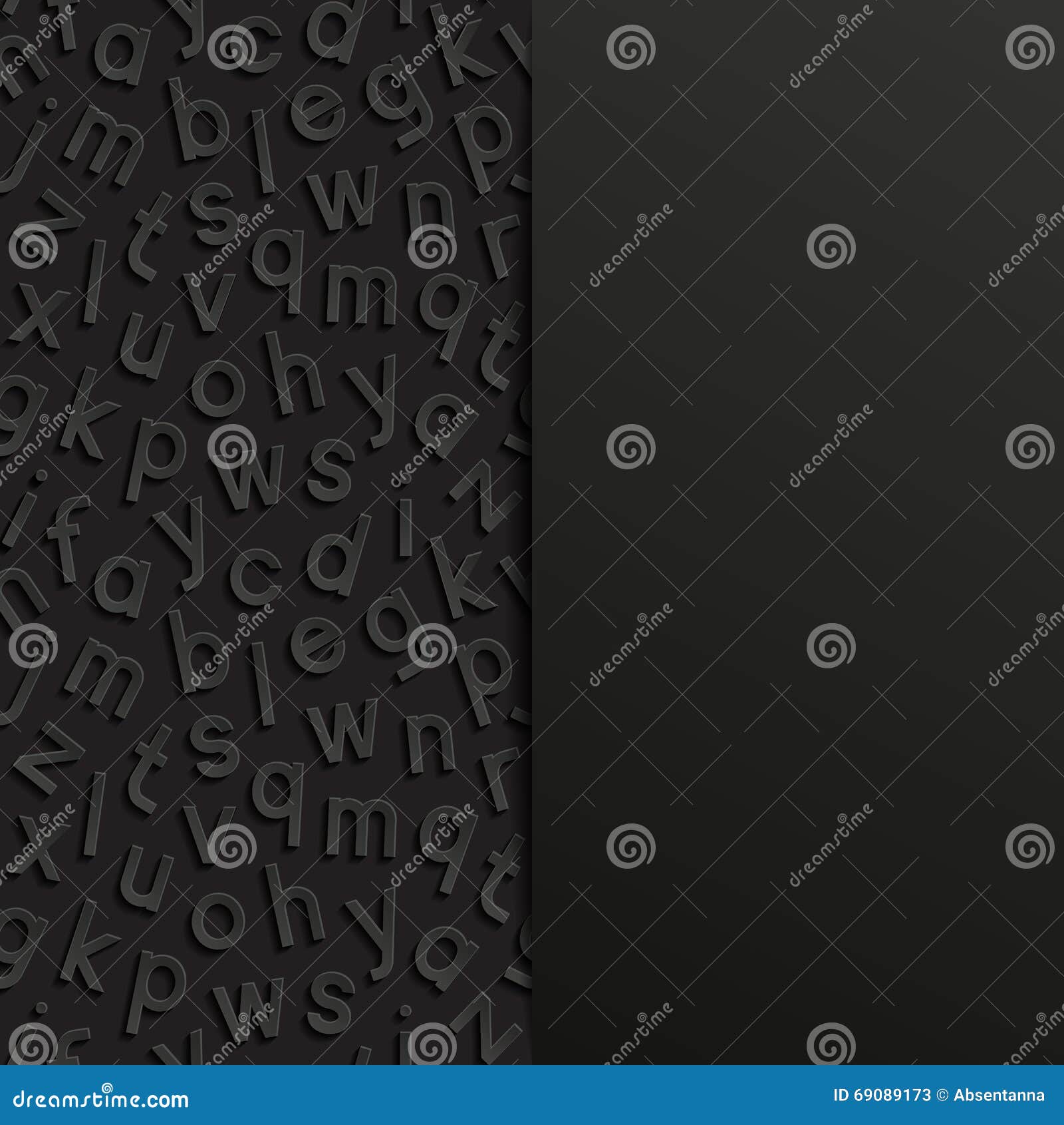 Abstract Background with Alphabet Stock Vector - Illustration of ...