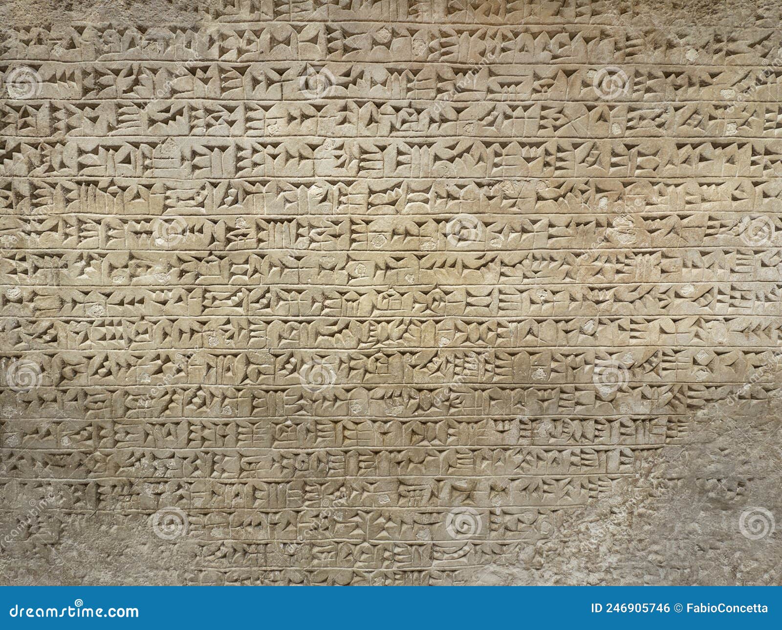 Sumerian Cuneiform Alphabet, Southern Mesopotamia, British Museum ...