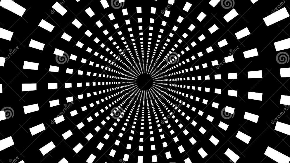 Abstract Background With Animated Circular Motion Animation Of Seamless Loop Stock Illustration