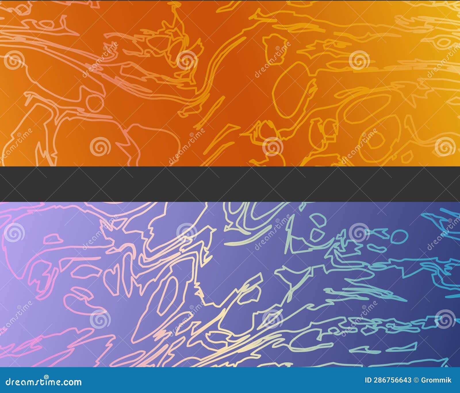 Abstract Background of Arbitrary Lines. Template for Covers, Banners ...