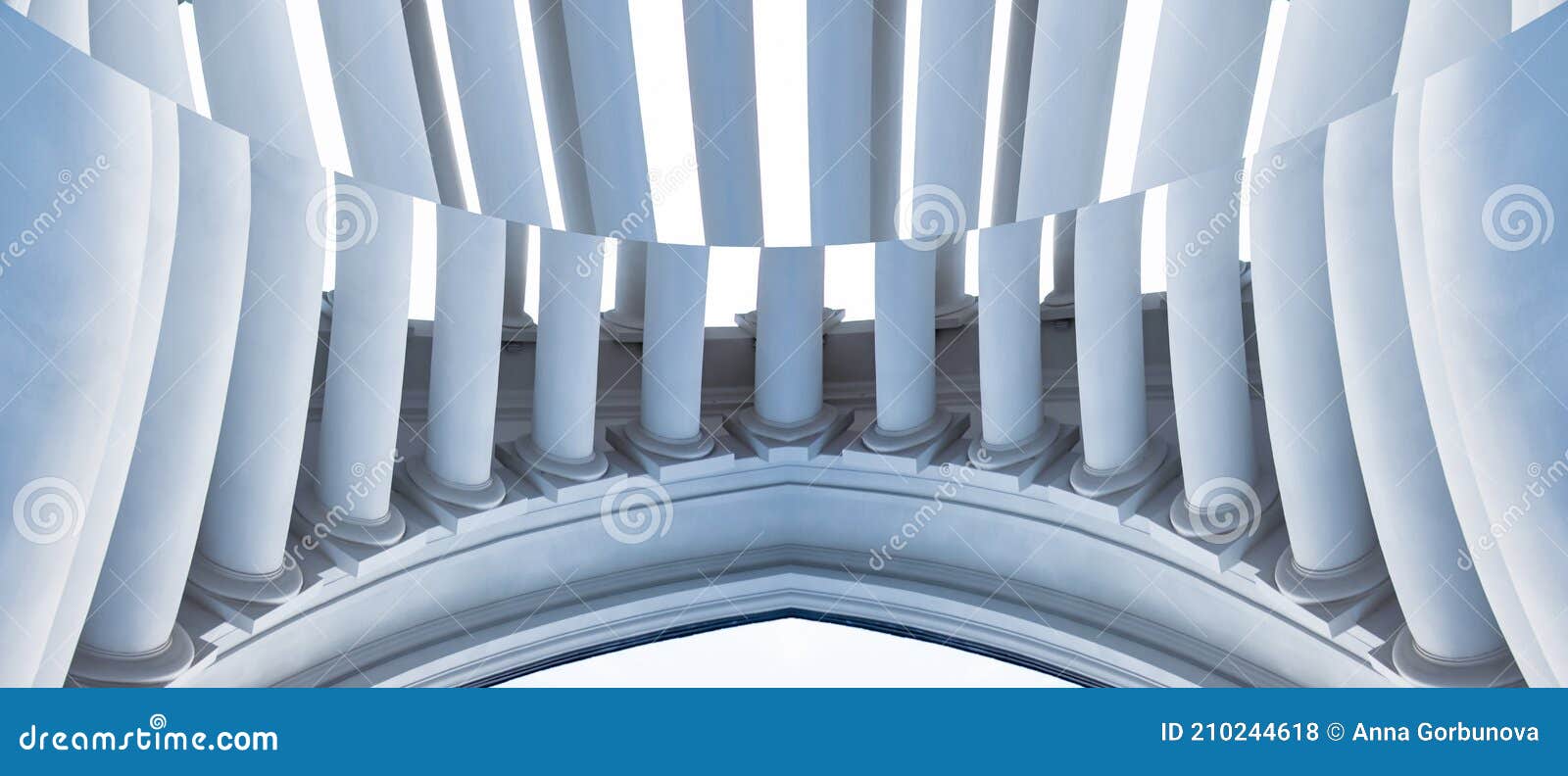 Abstract Architecture Background Pattern of Columns Illustration Stock ...