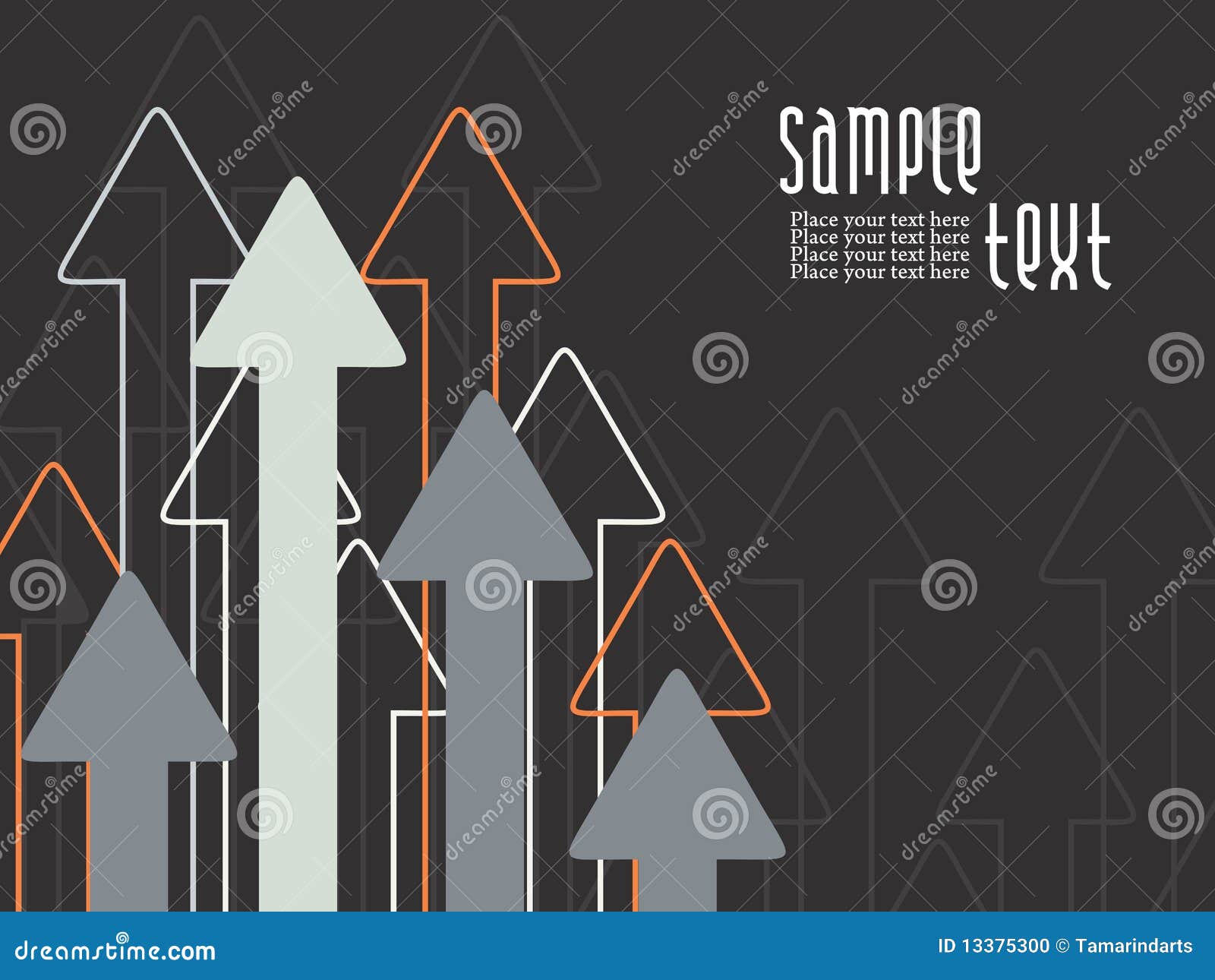 Abstract Background with Arrows Stock Vector - Illustration of graphic ...