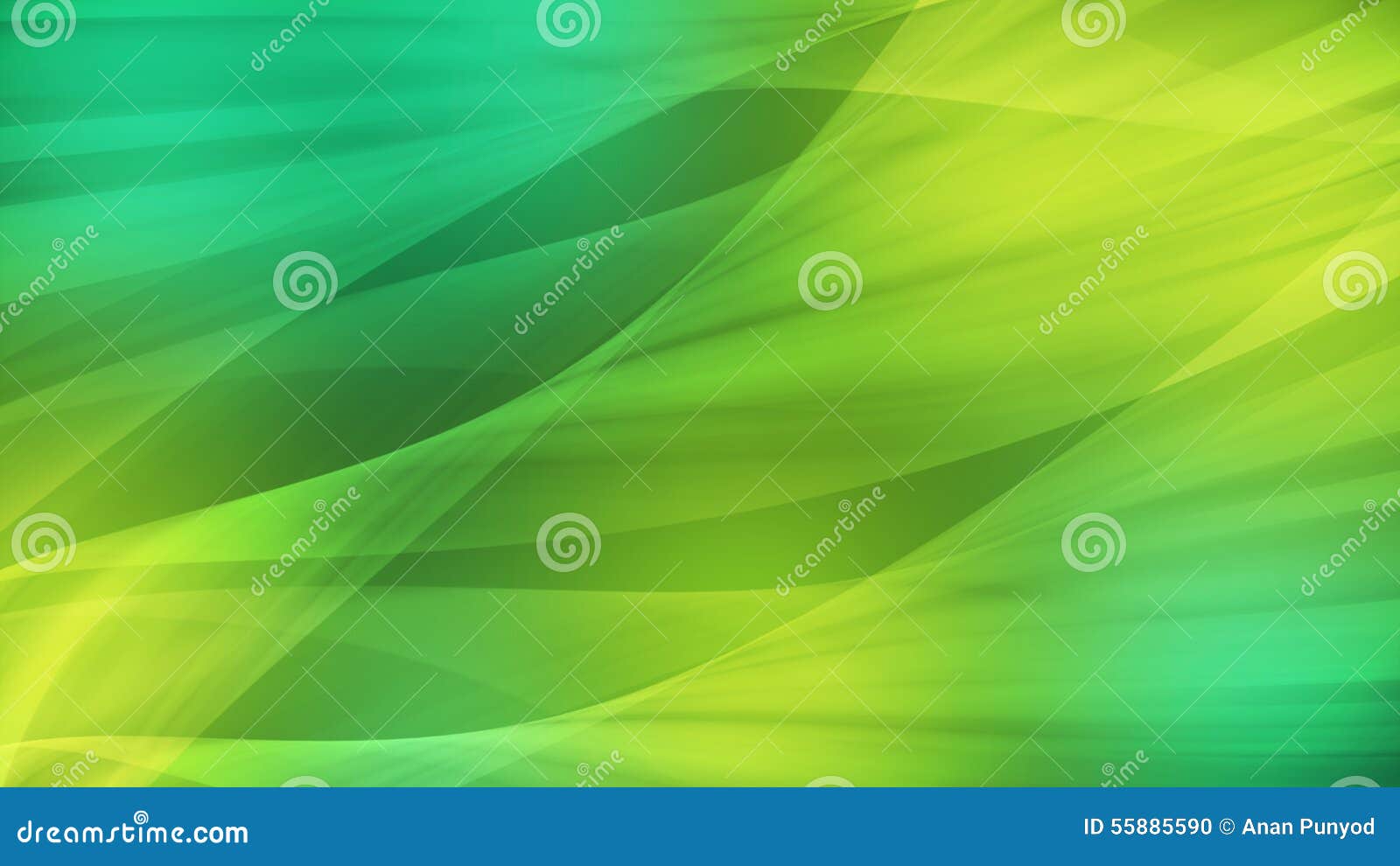 Abstract Background Art Design, Smooth Wave and Green Light Stock ...