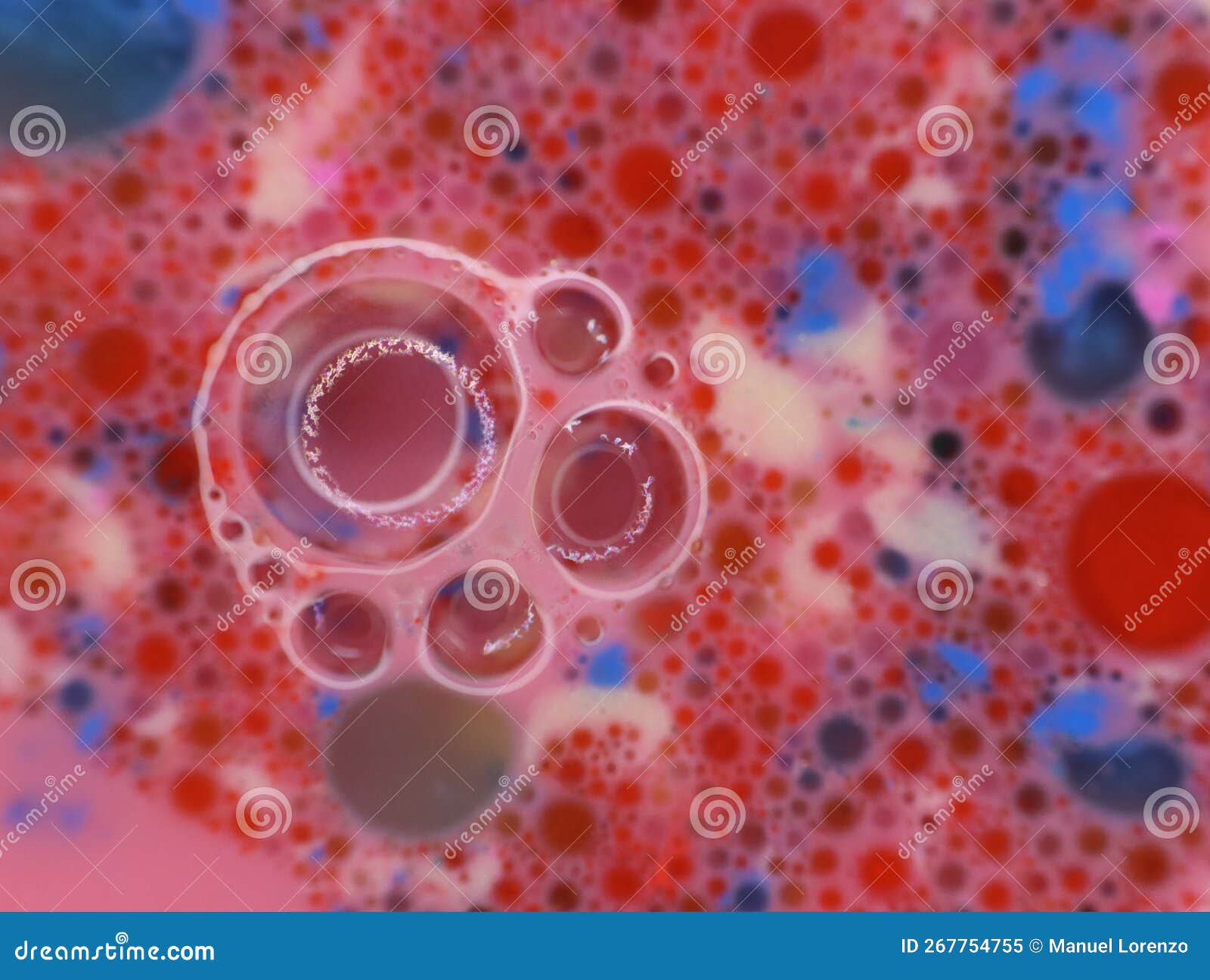 Abstract Background of Artificial Colors Rare Shapes Different Stock ...