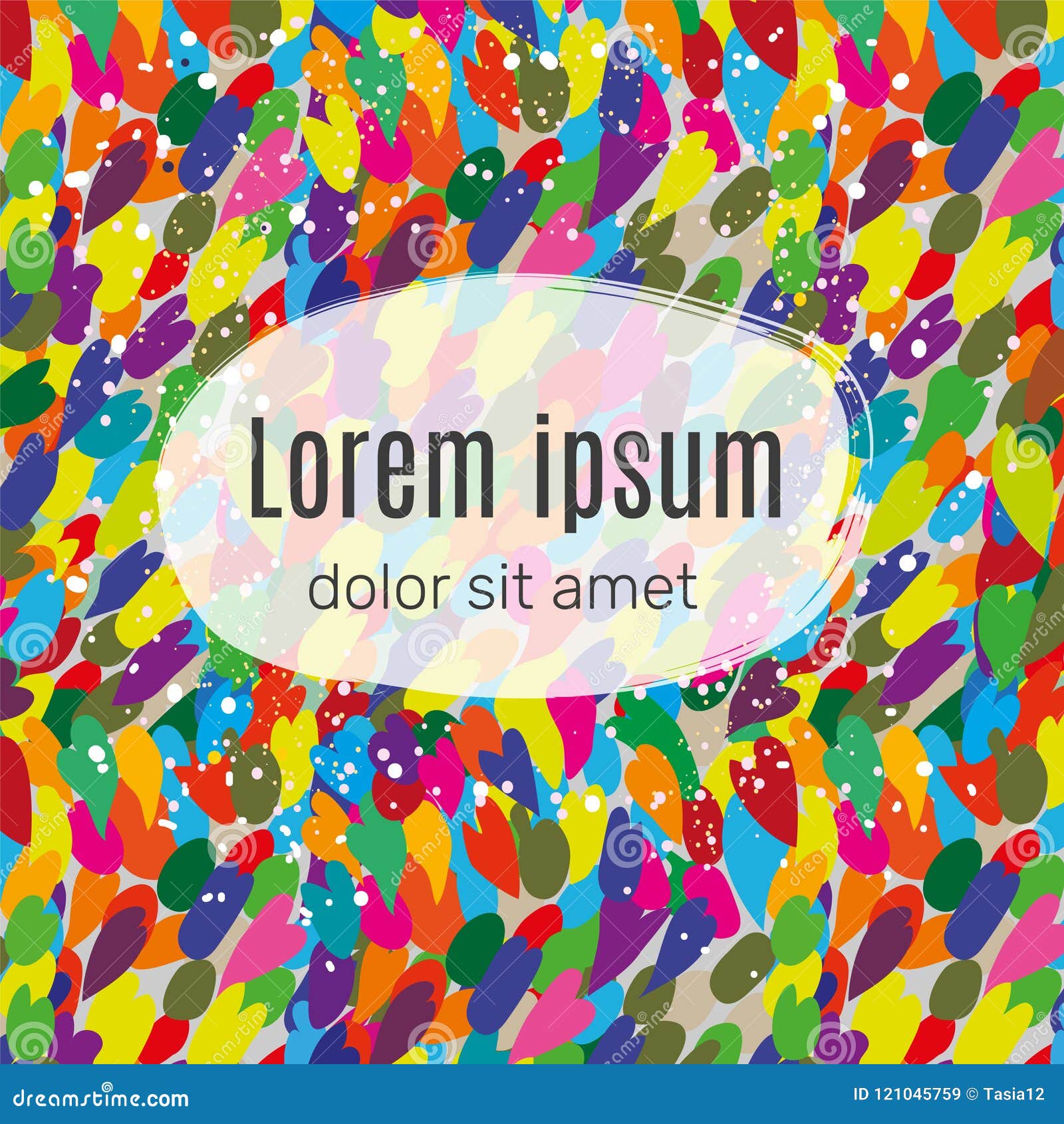 Abstract Background, Artistic Bright Design. Vector Illustration Stock ...