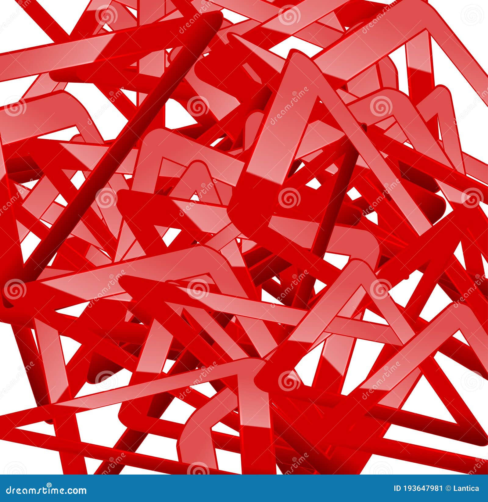 Abstract Background Attention Red Lines on White Stock Illustration ...