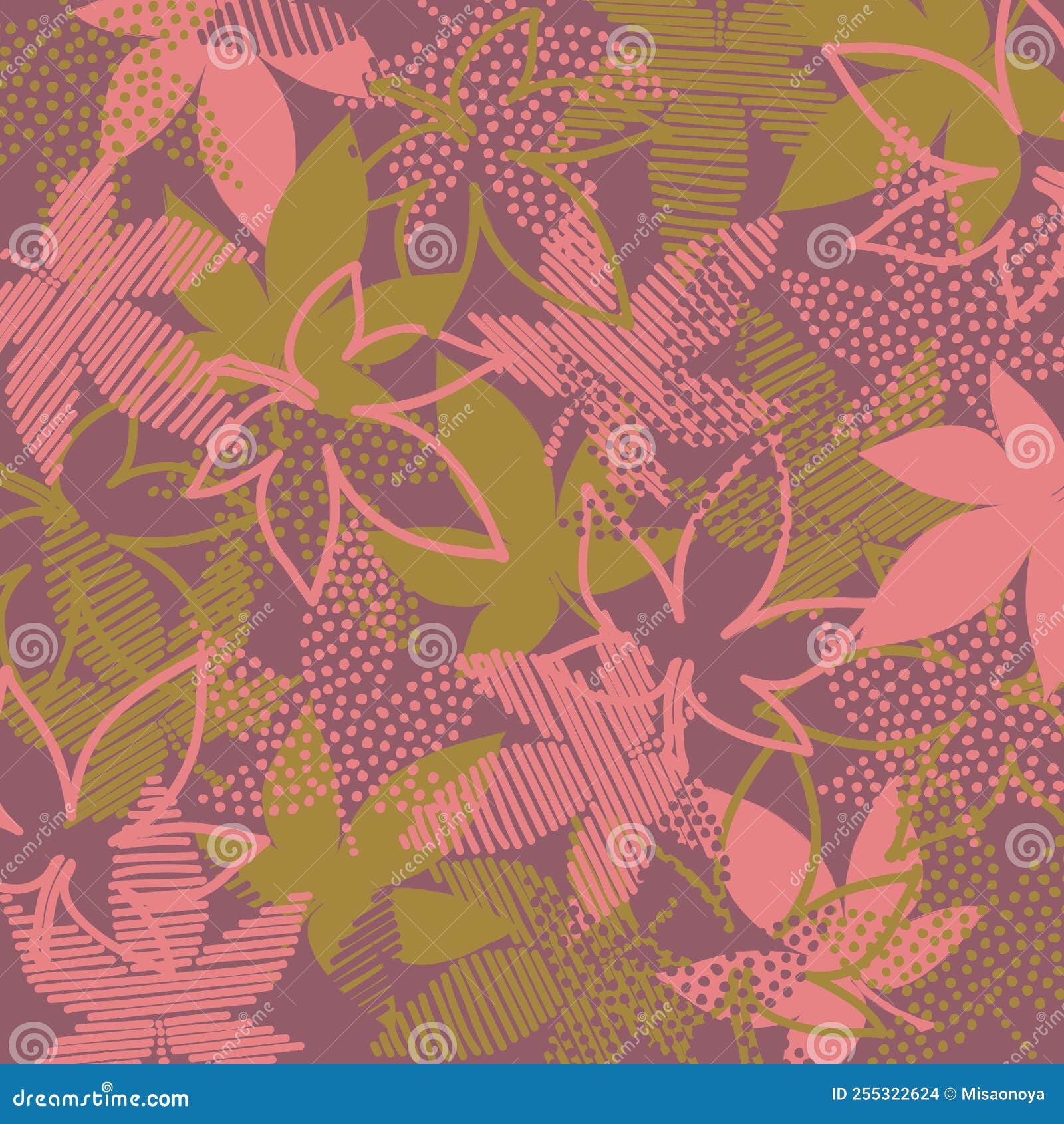 Abstract Background of Autumn Color Leaves Stock Vector - Illustration ...