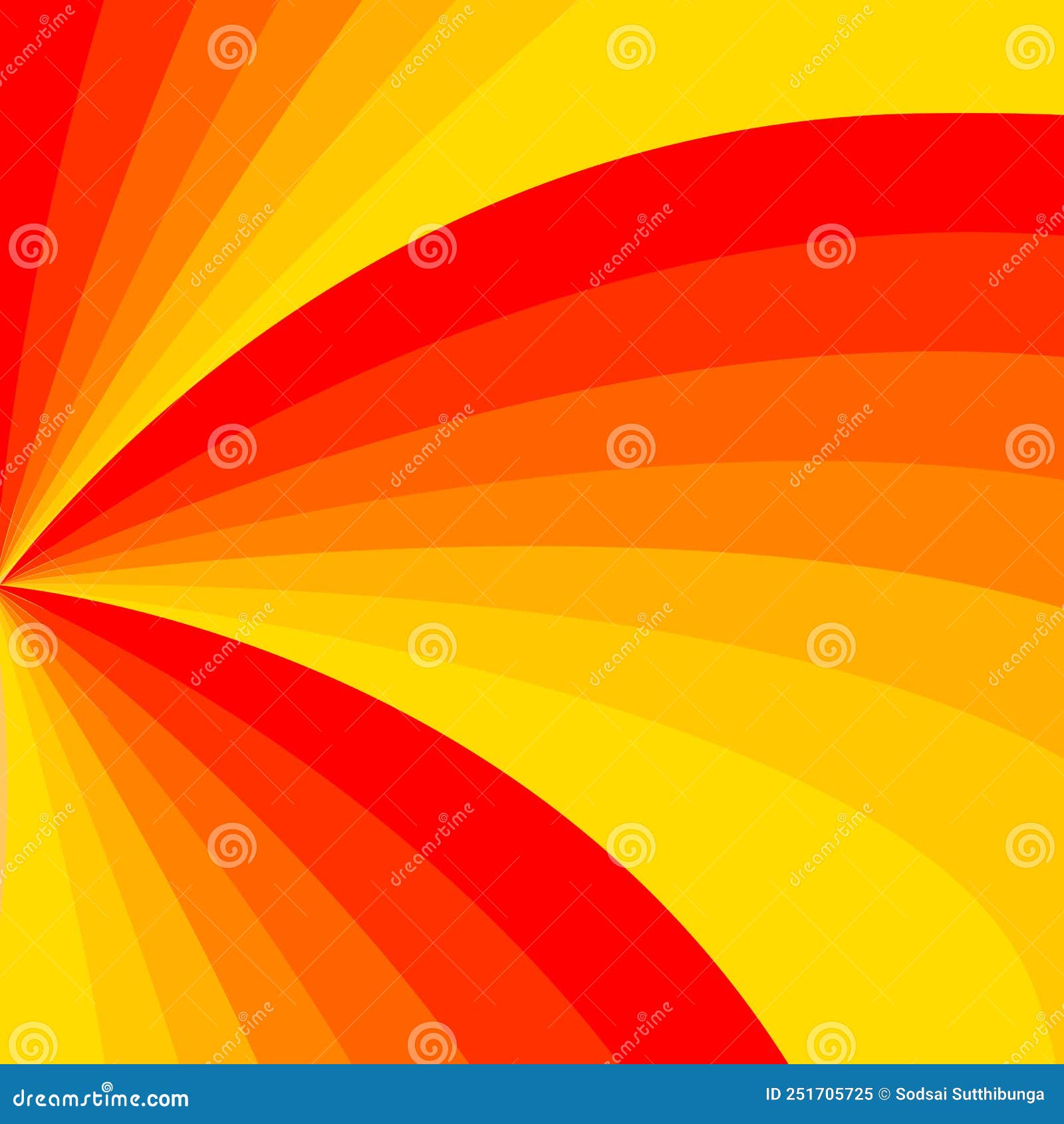 Hello Summer Season Rainbow Rays Sunshine Bright Multicolor Abstract ...