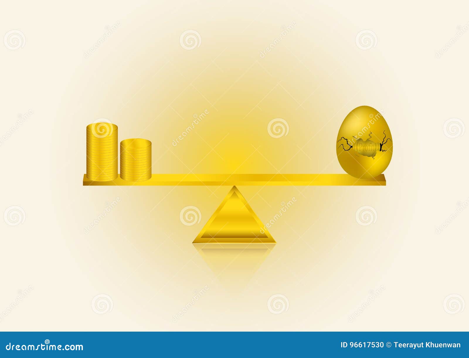 Abstract Background Balance of Cost and Profit Concept Stock Vector ...