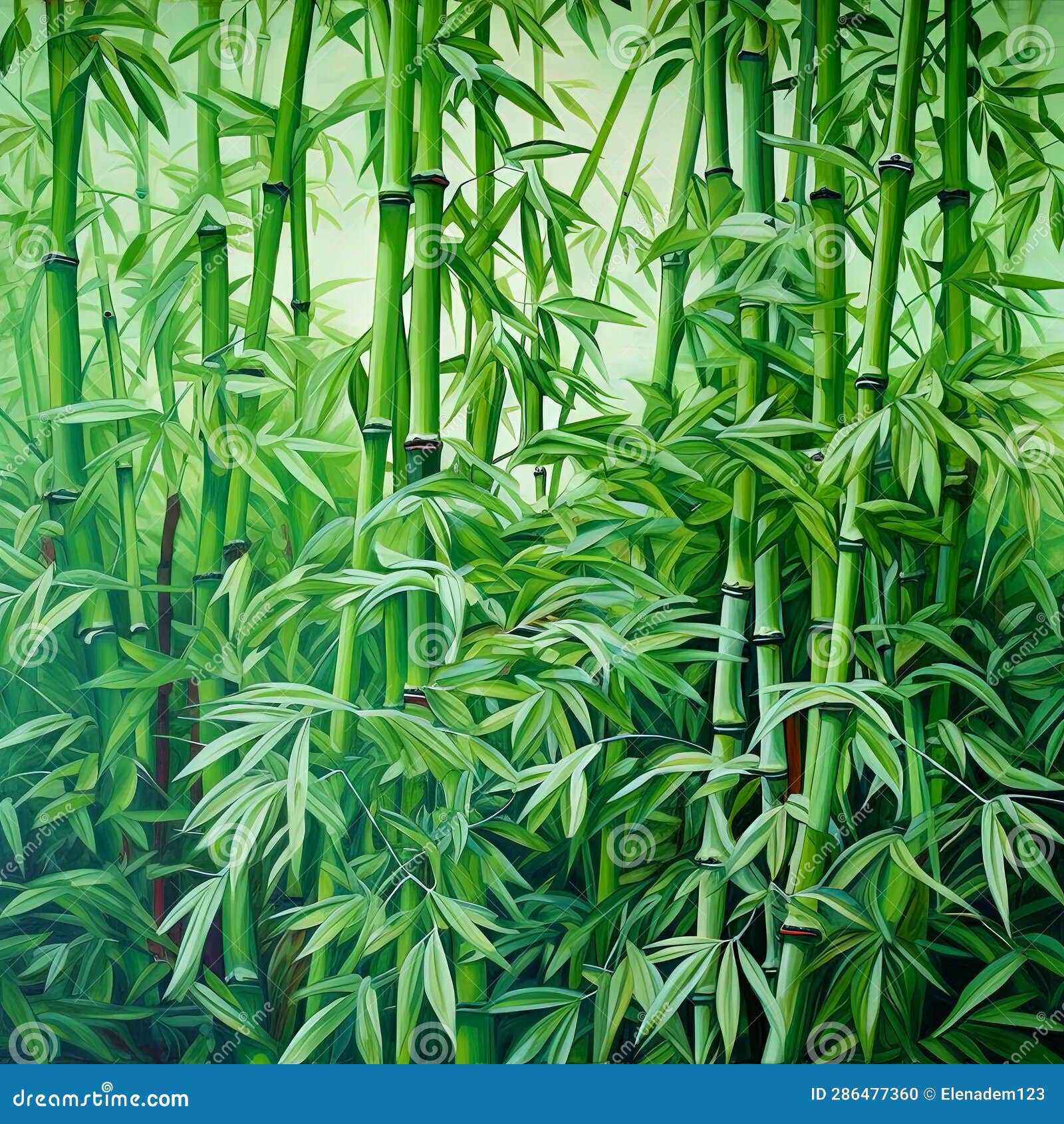 Abstract Background Bamboo Forest Stock Illustration - Illustration of ...