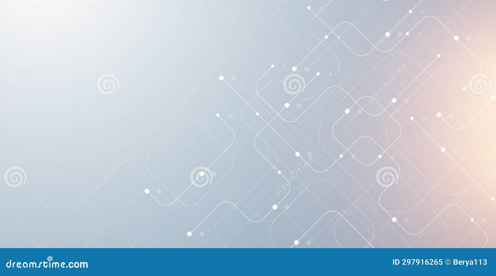 Abstract Background Banner Template with Technology Circuit Board ...