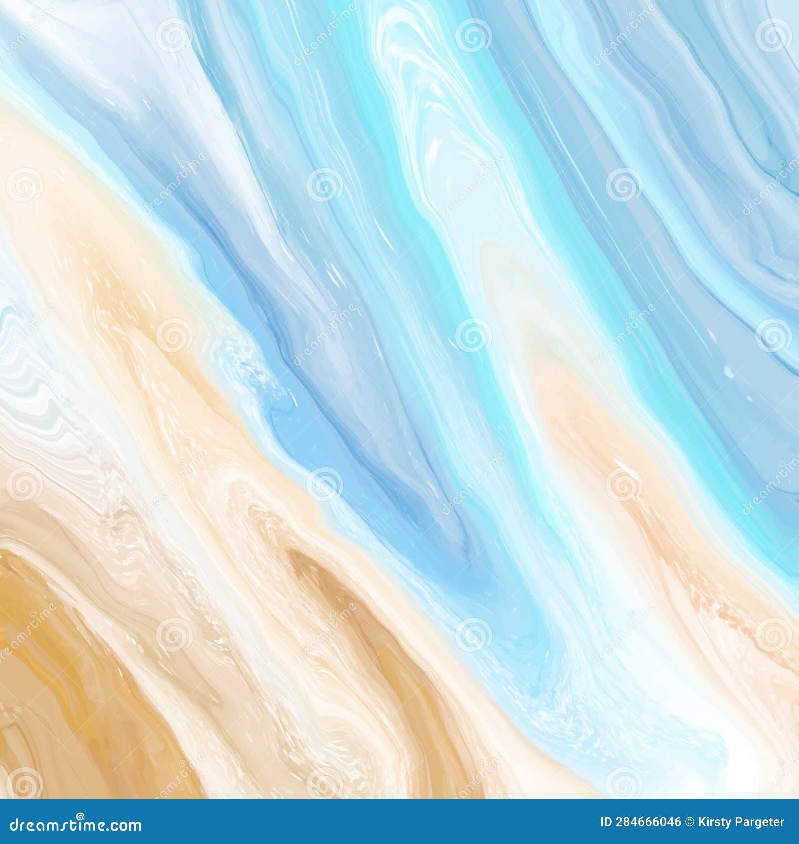 Abstract Background with Beach Themed Design Stock Vector ...