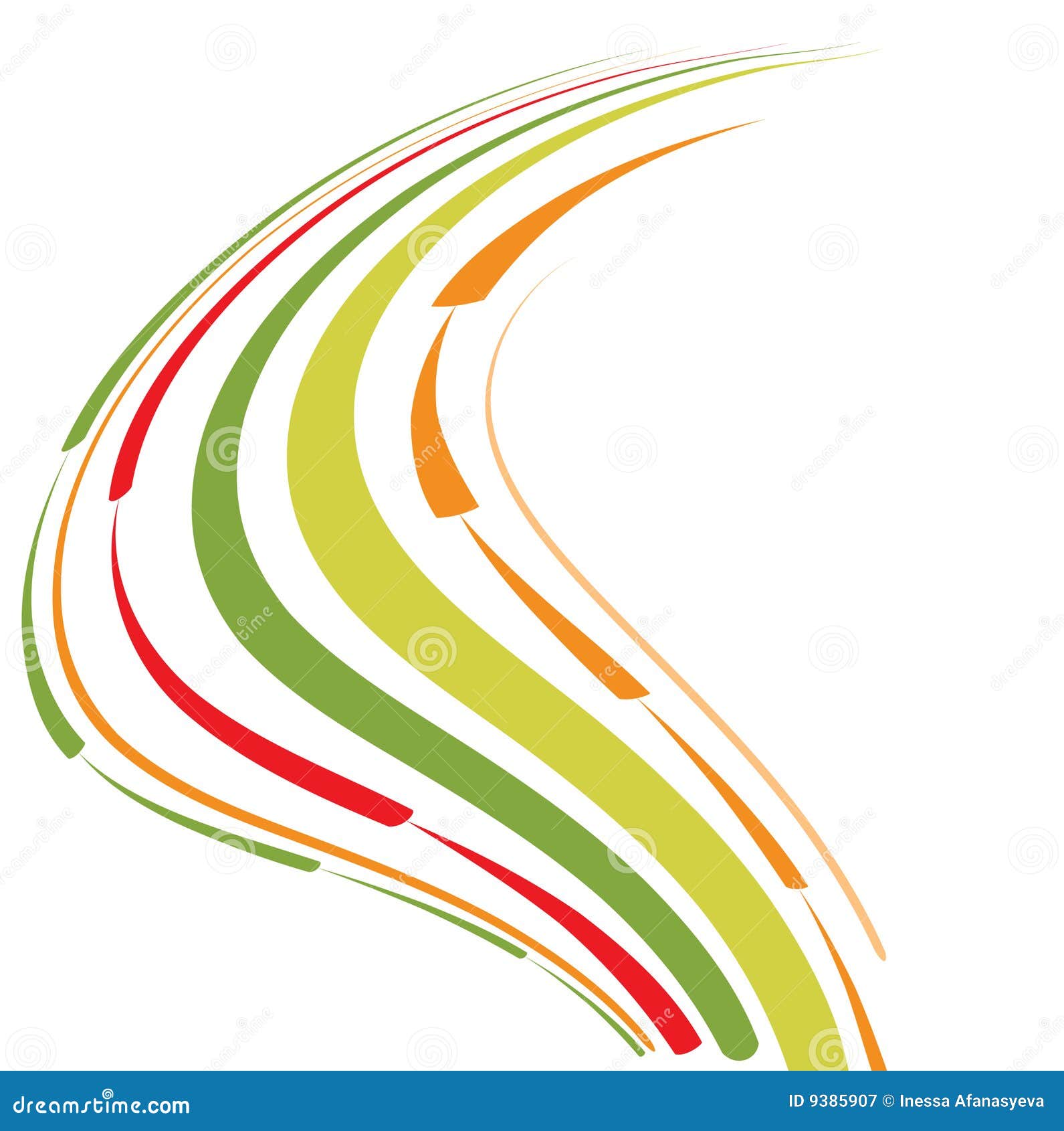 Abstract Background with Bent Lines Stock Vector - Illustration of ...