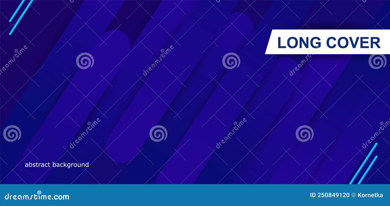 Abstract Background with Bight Line. Dark Blue Vector Background with ...