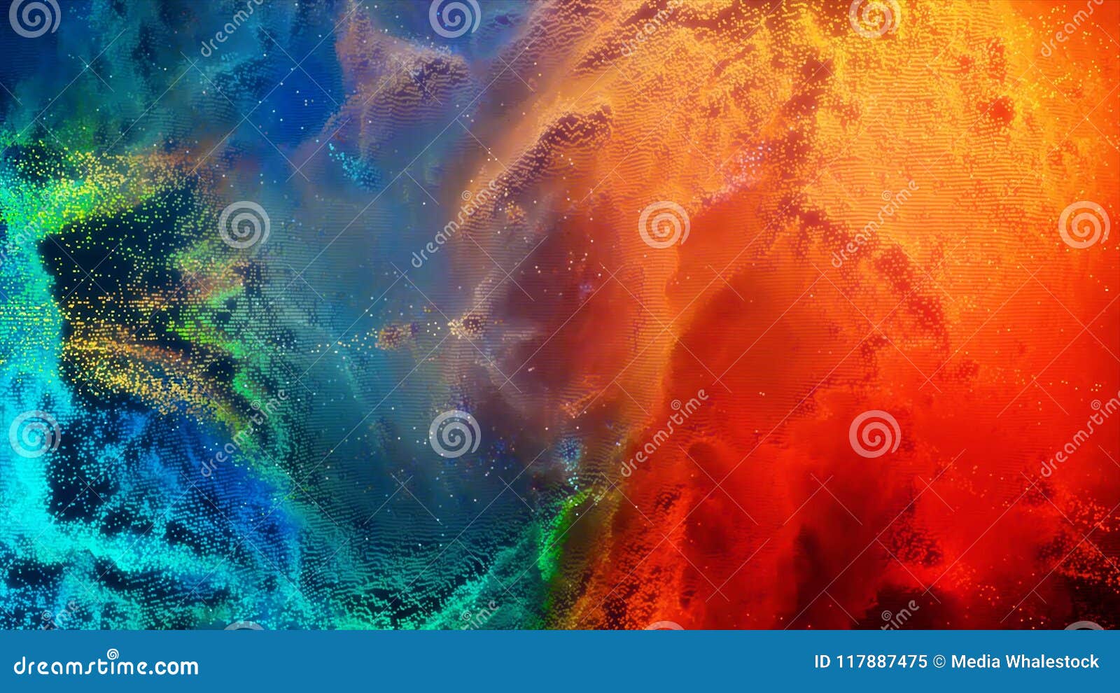 Abstract Background 8-bit. 8 Bit Galaxy in Outer Space Stock ...