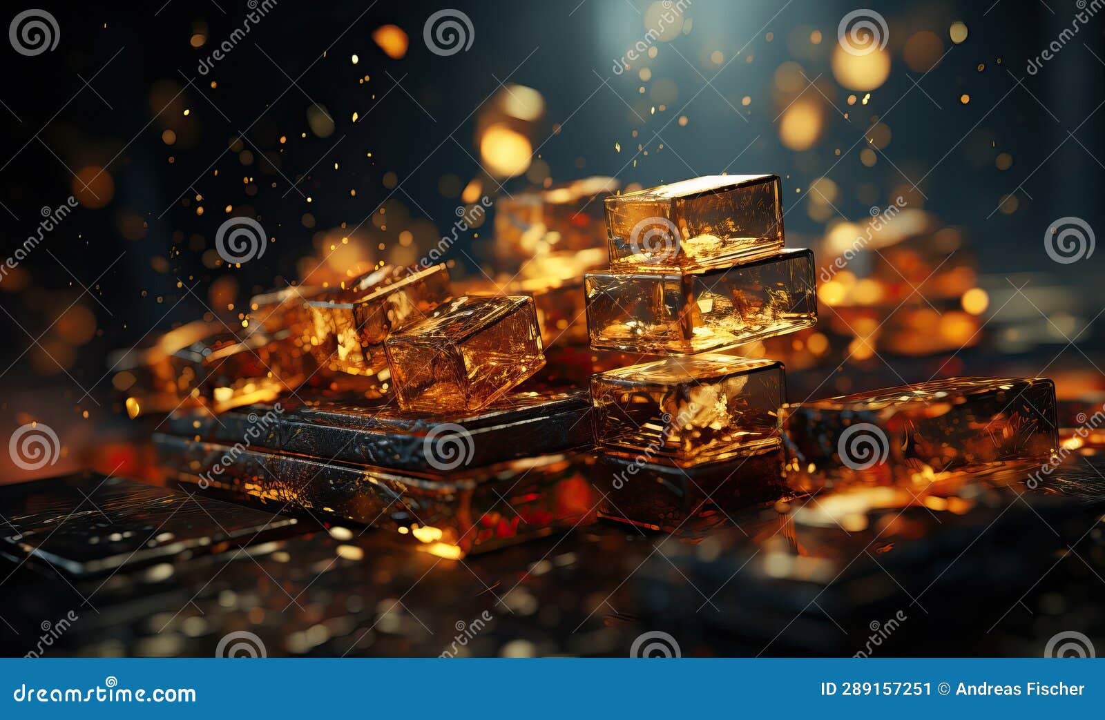 Abstract Background in Black and Gold Color. Stock Image - Image of ...