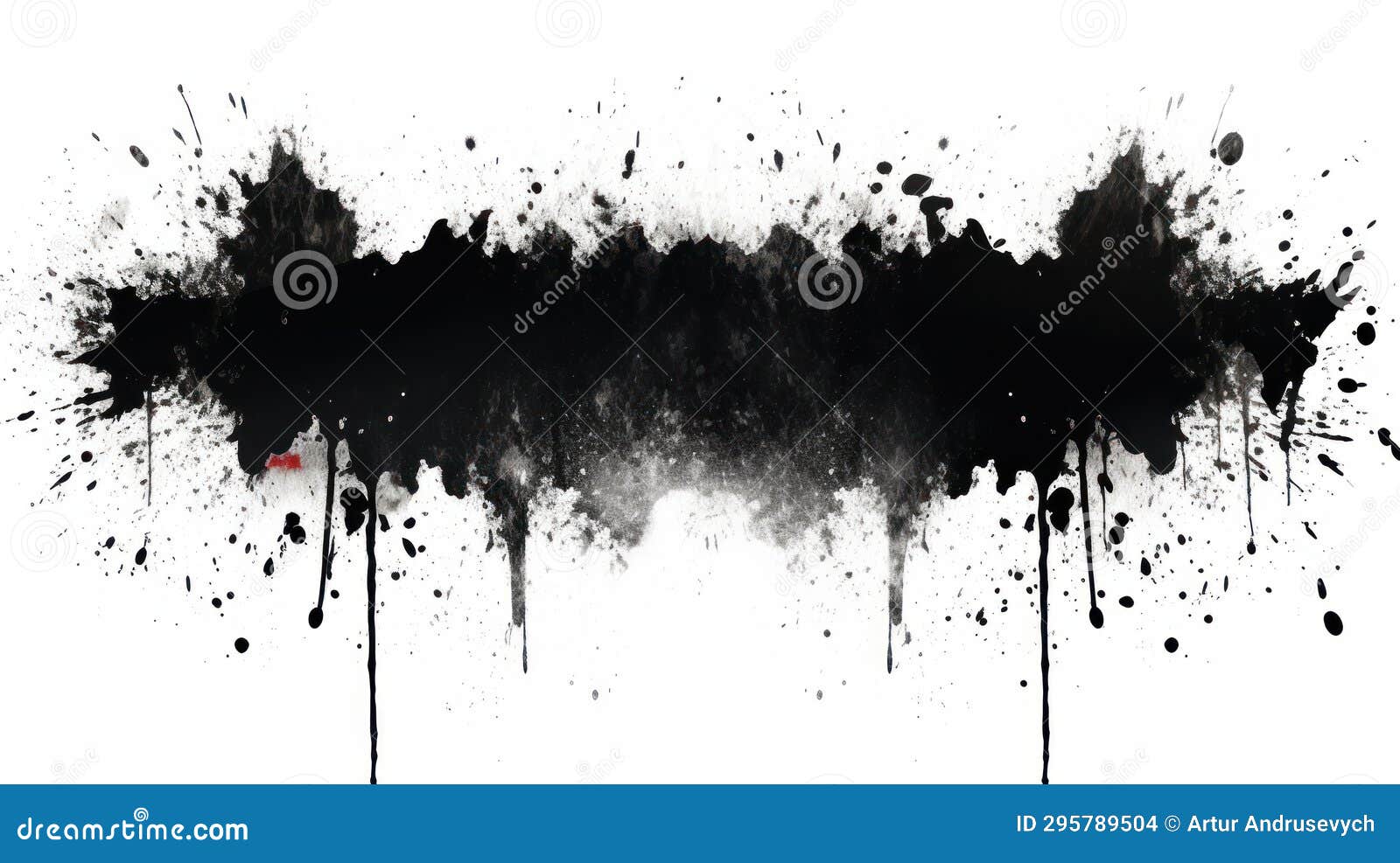 Abstract Background with Black Grunge Banner. Template for Your Design ...