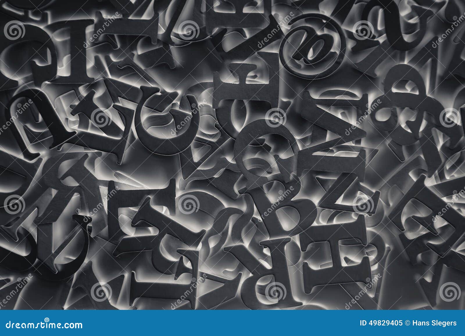 Abstract Background with Black Letters Stock Image - Image of letters ...