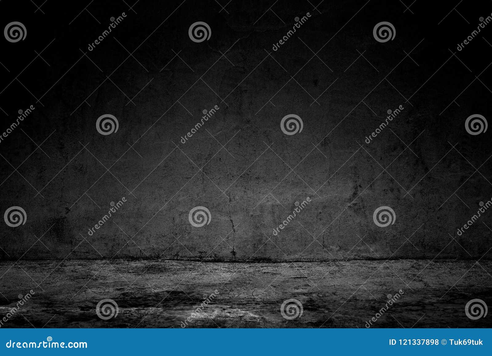 Abstract Background Black Room Dark Concrete Wall and Floor Stock Photo ...
