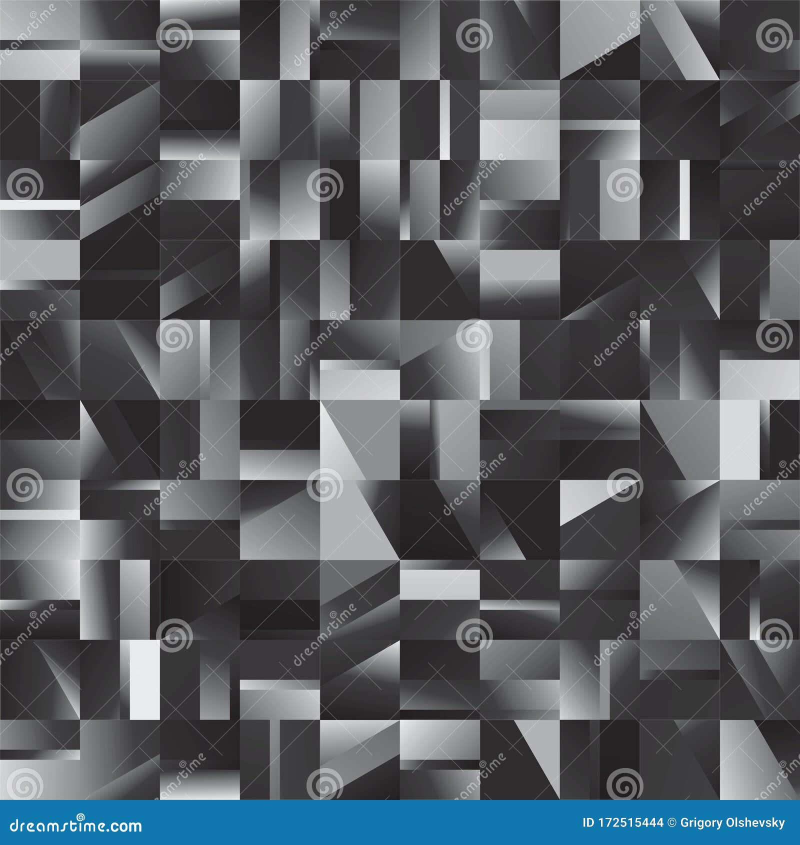 Abstract Background with Black Tiles Stock Vector - Illustration of ...