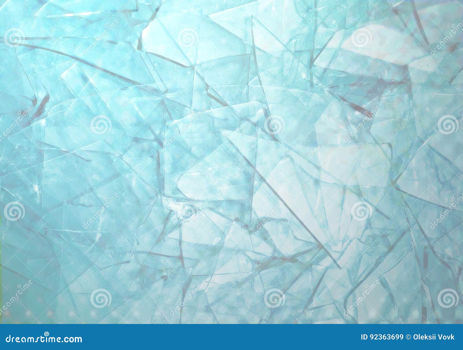 Abstract Background Blue Broken Glass Stock Image - Image of wave ...