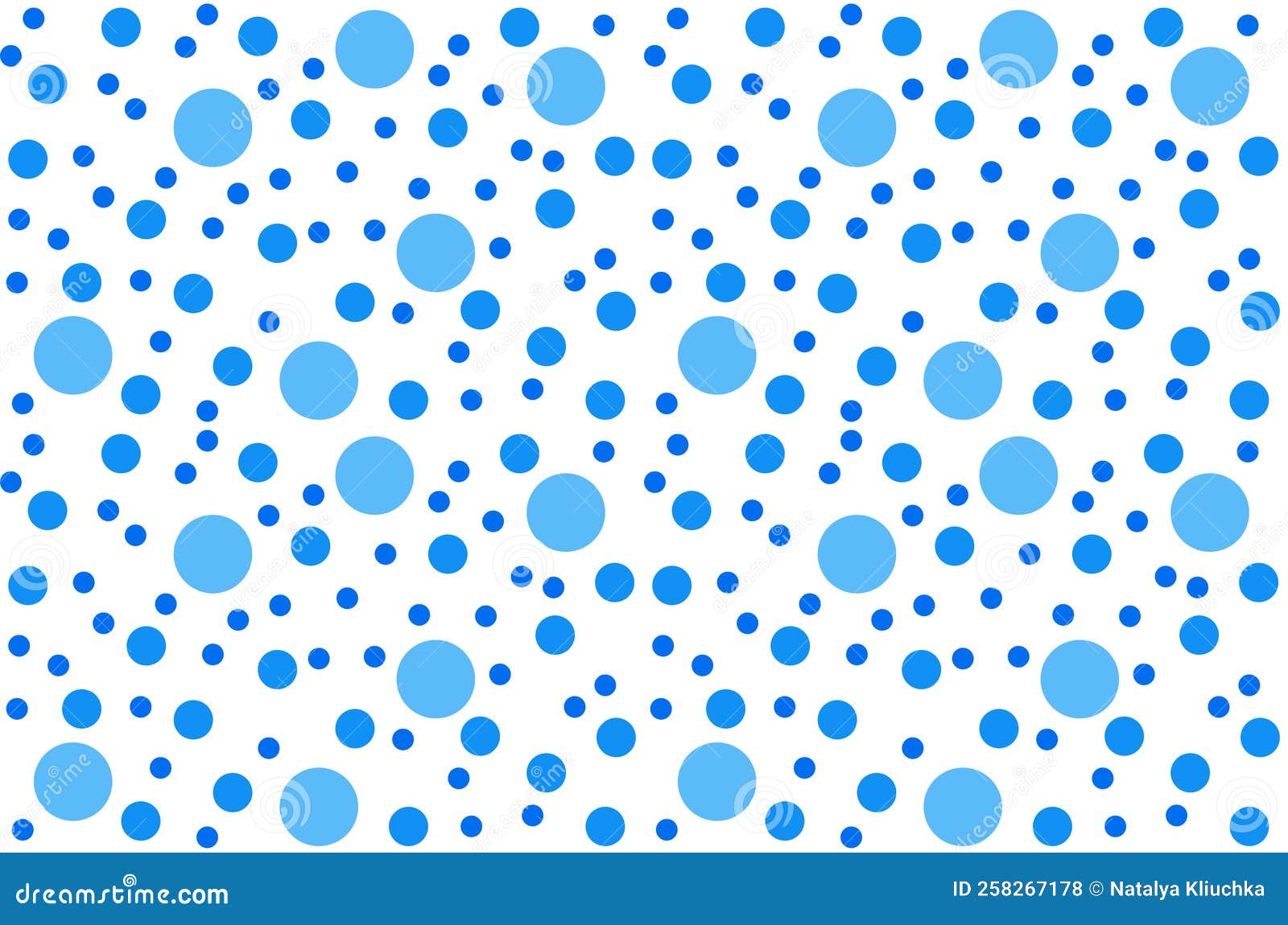 Abstract Background with Blue Circles. Bright Colored Blue Background ...