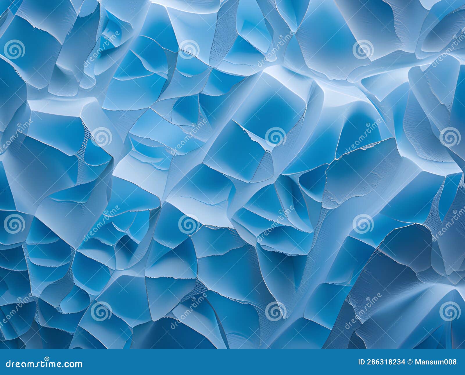 Abstract Background of Blue Color , Ice Texture, Ai Generated Stock ...