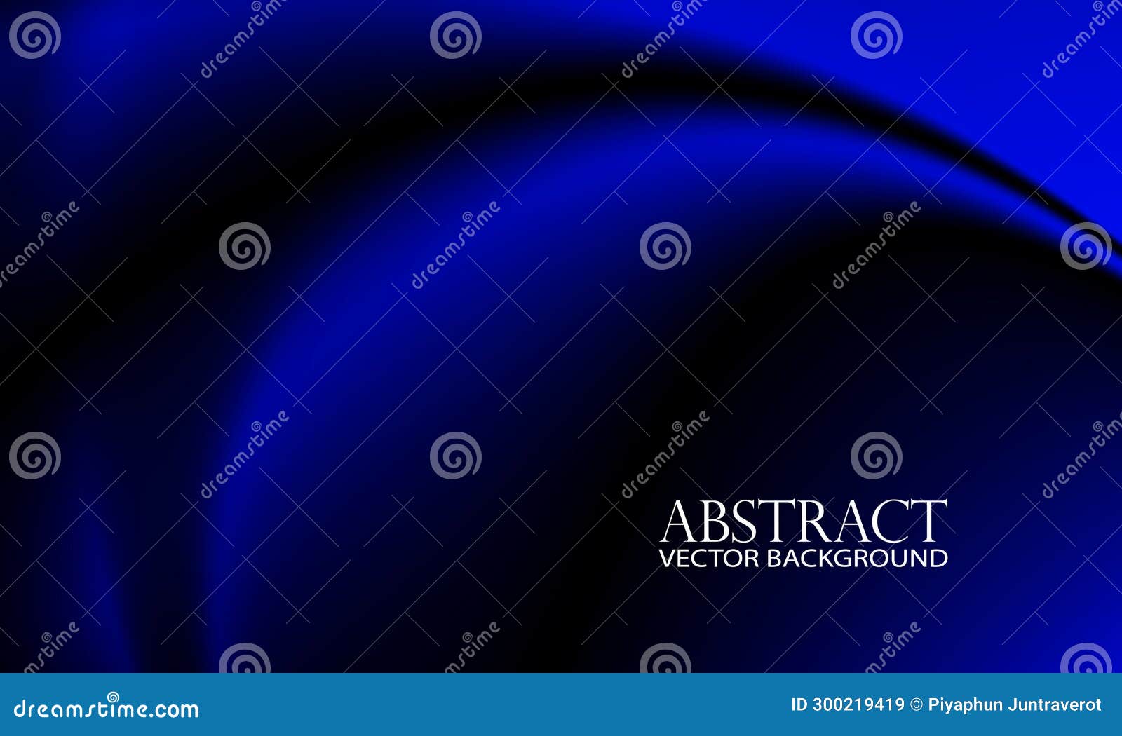 Abstract Background Blue Color Line Curve Stock Vector - Illustration ...