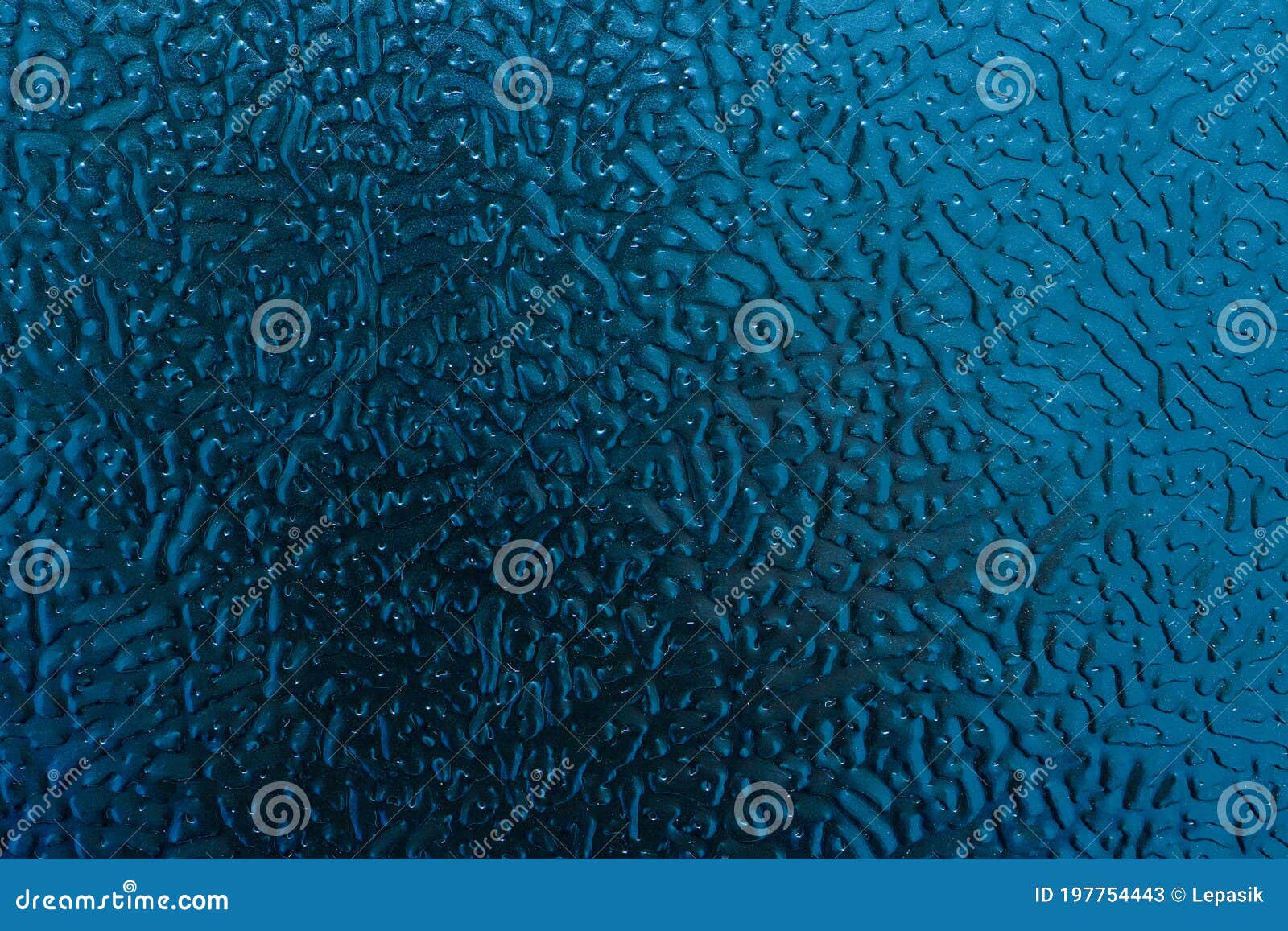 Abstract Background of Blue Color with Small Embossed Splashes. Stock ...