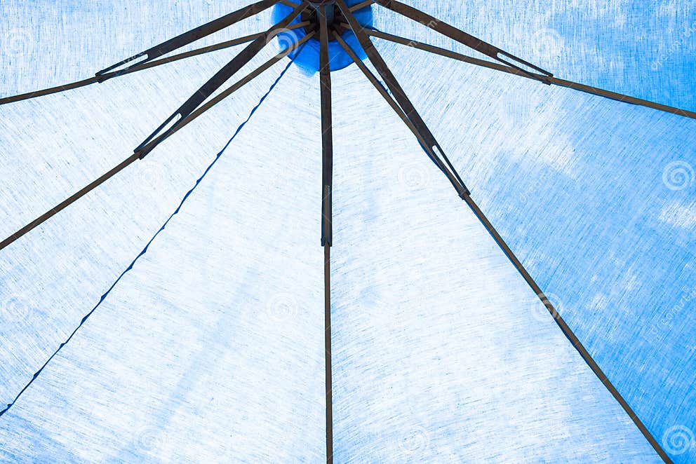 Abstract Background of Blue Color Umbrella Stock Image - Image of ...