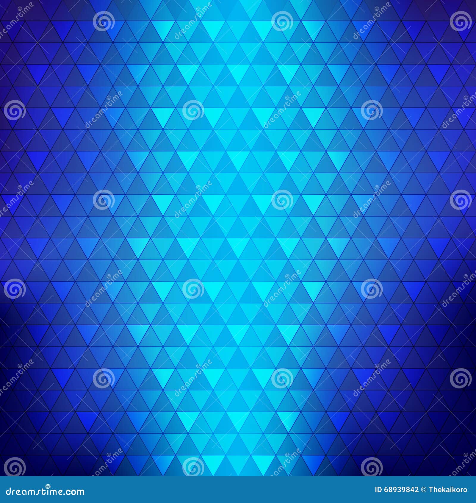 Abstract Background Blue Continuous Triangle Geometry Element Vetor ...