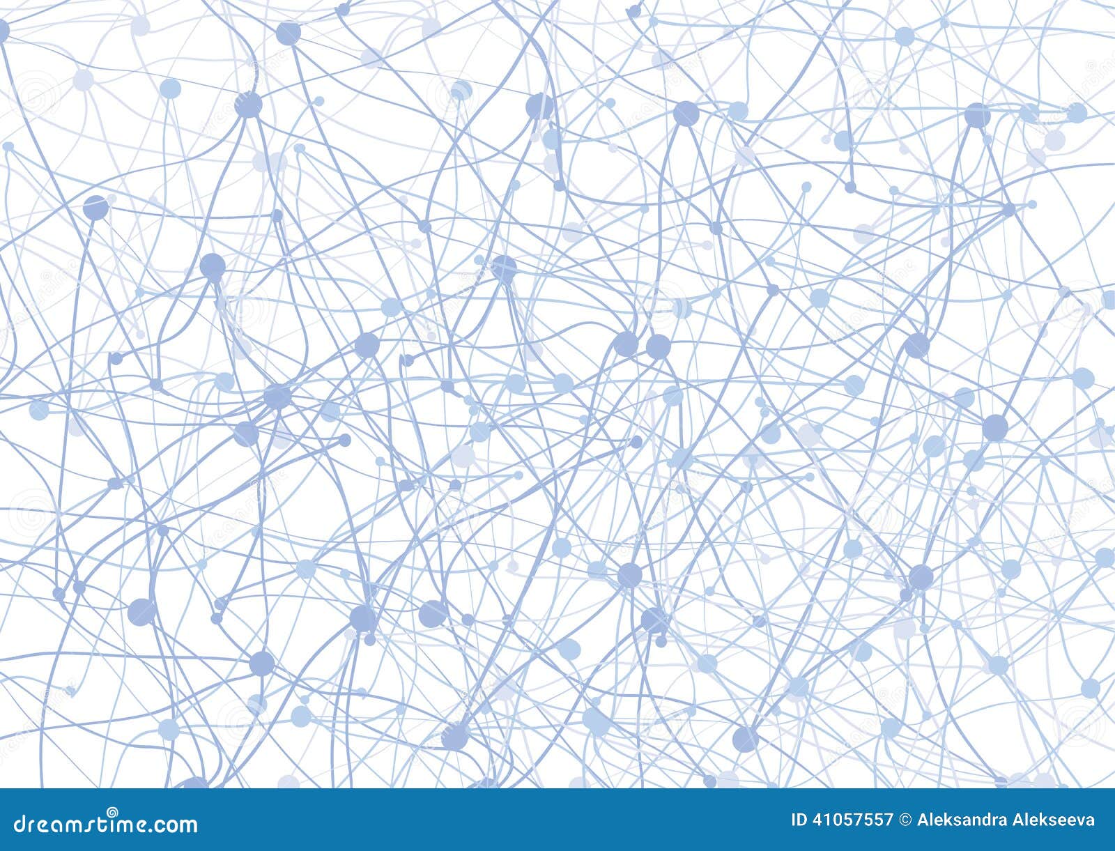 Abstract Background with Blue Dots and Net Stock Vector - Illustration ...