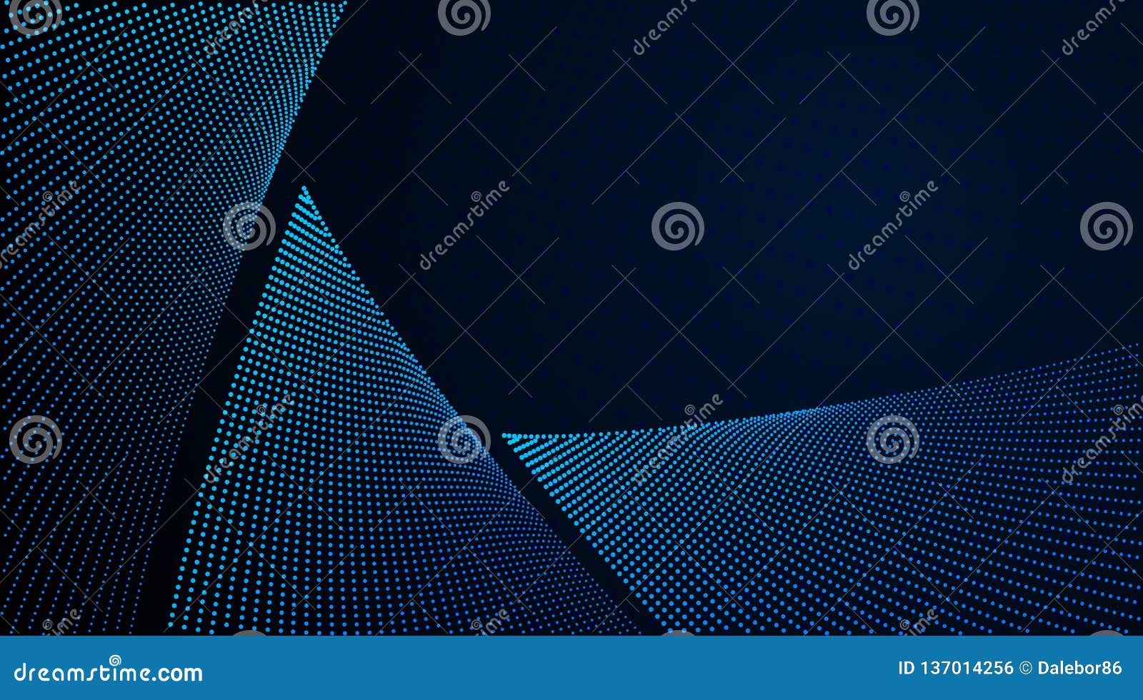 Abstract Background with Blue Dots Stock Vector - Illustration of ...