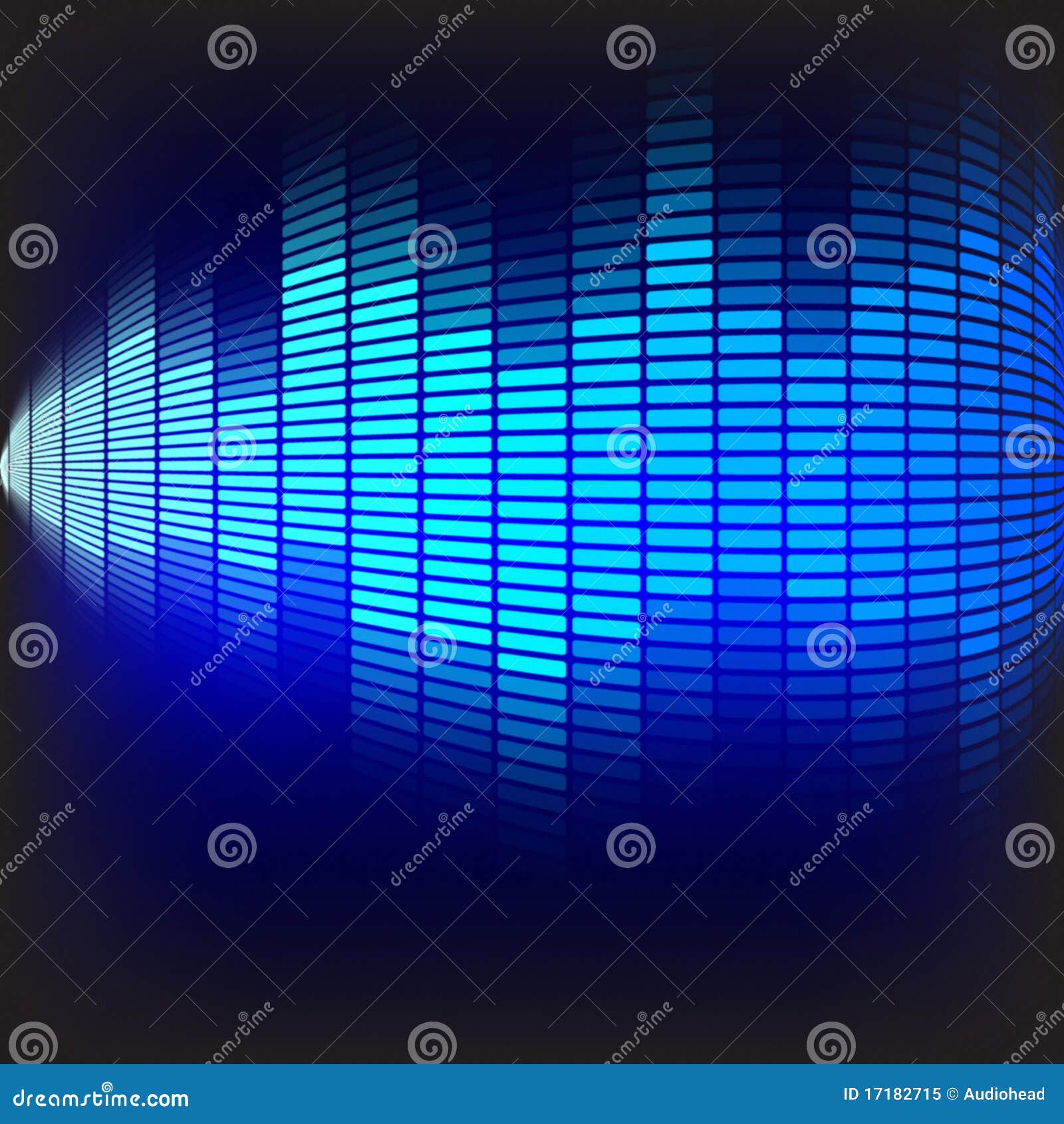 Abstract Background - Blue Equalizer Stock Vector - Illustration of ...