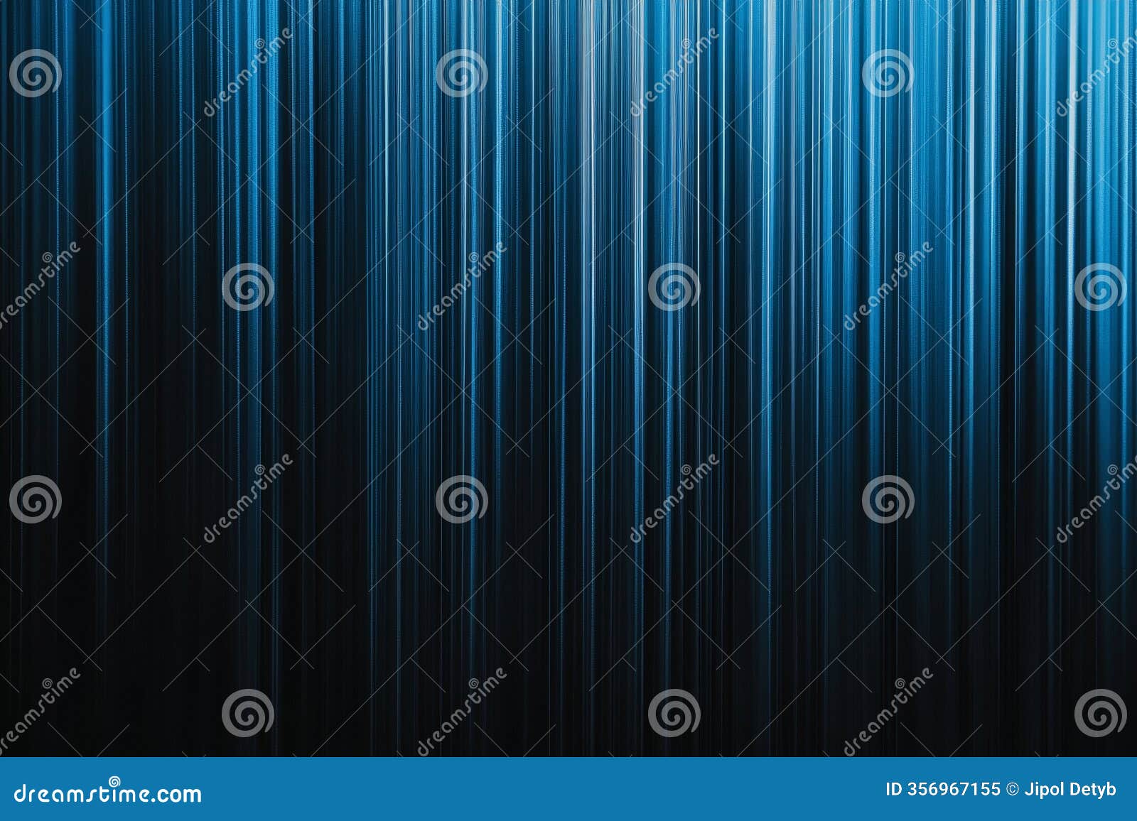 Abstract Background with Blue Gradient Light Streaks on Black. Stock ...