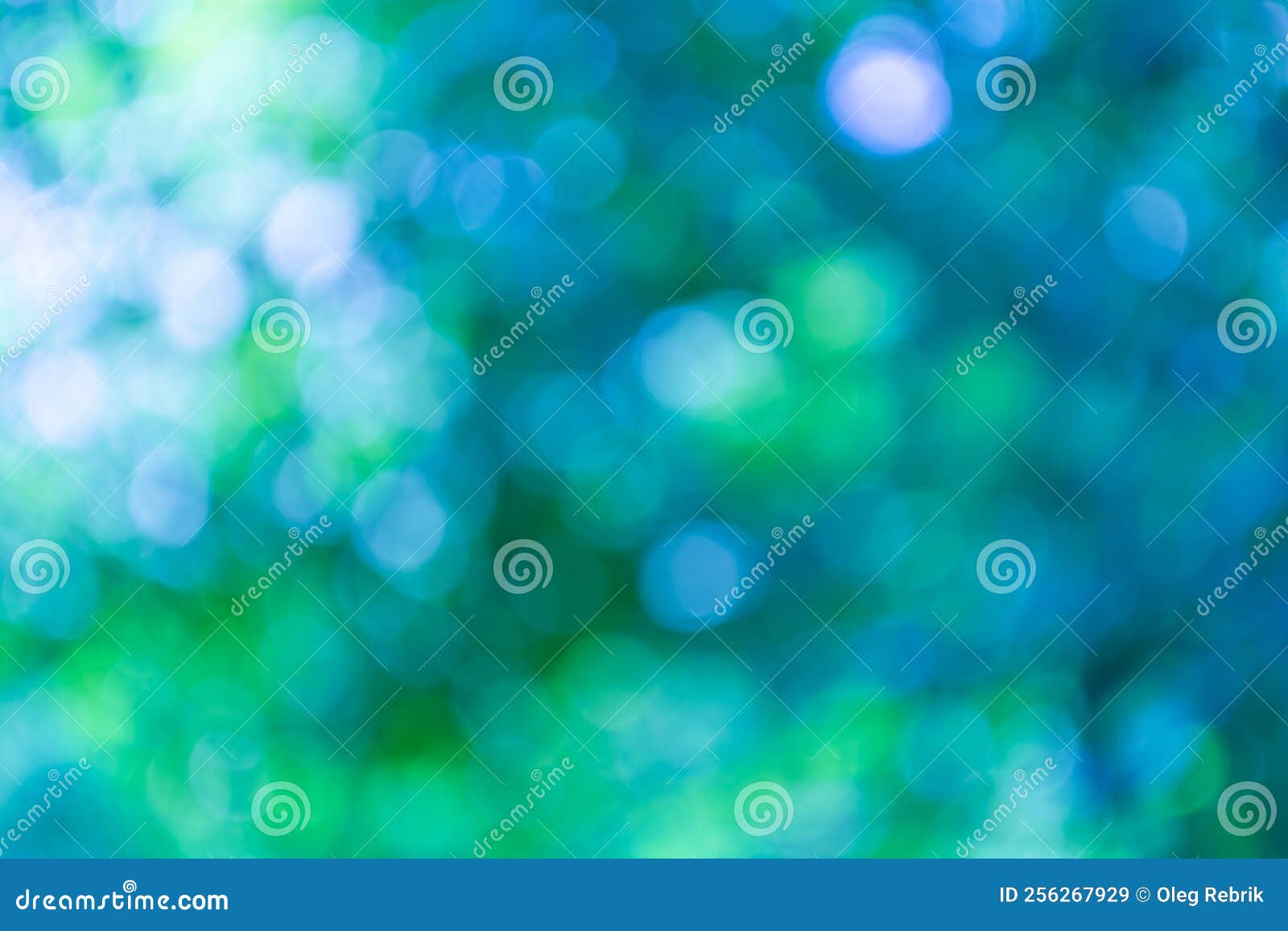 Abstract Background of Blue, Green, Turquoise Bokeh Stock Image - Image ...